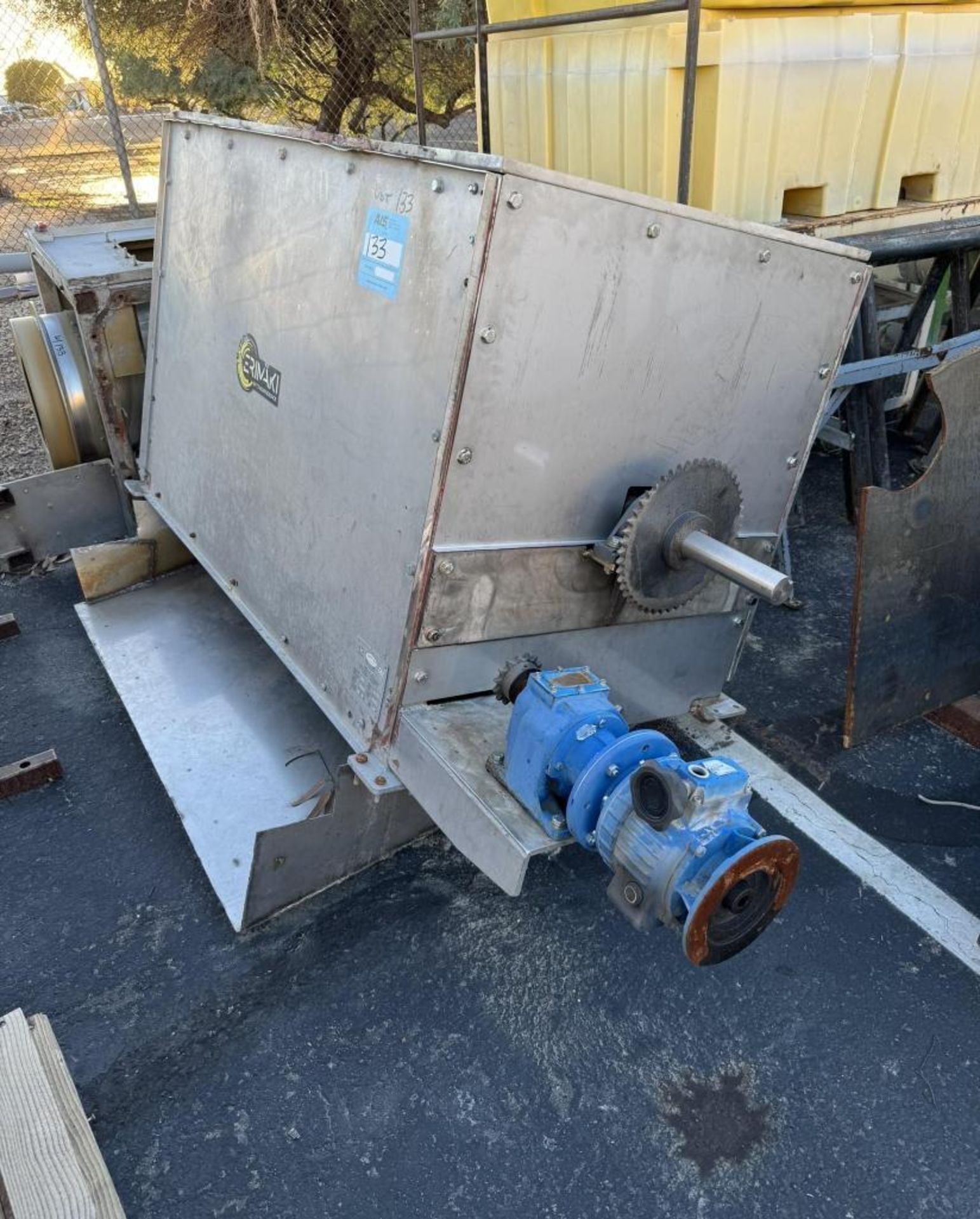 Erimaki Stainless Steel Trommel, Serial# 5693, Year 2021.