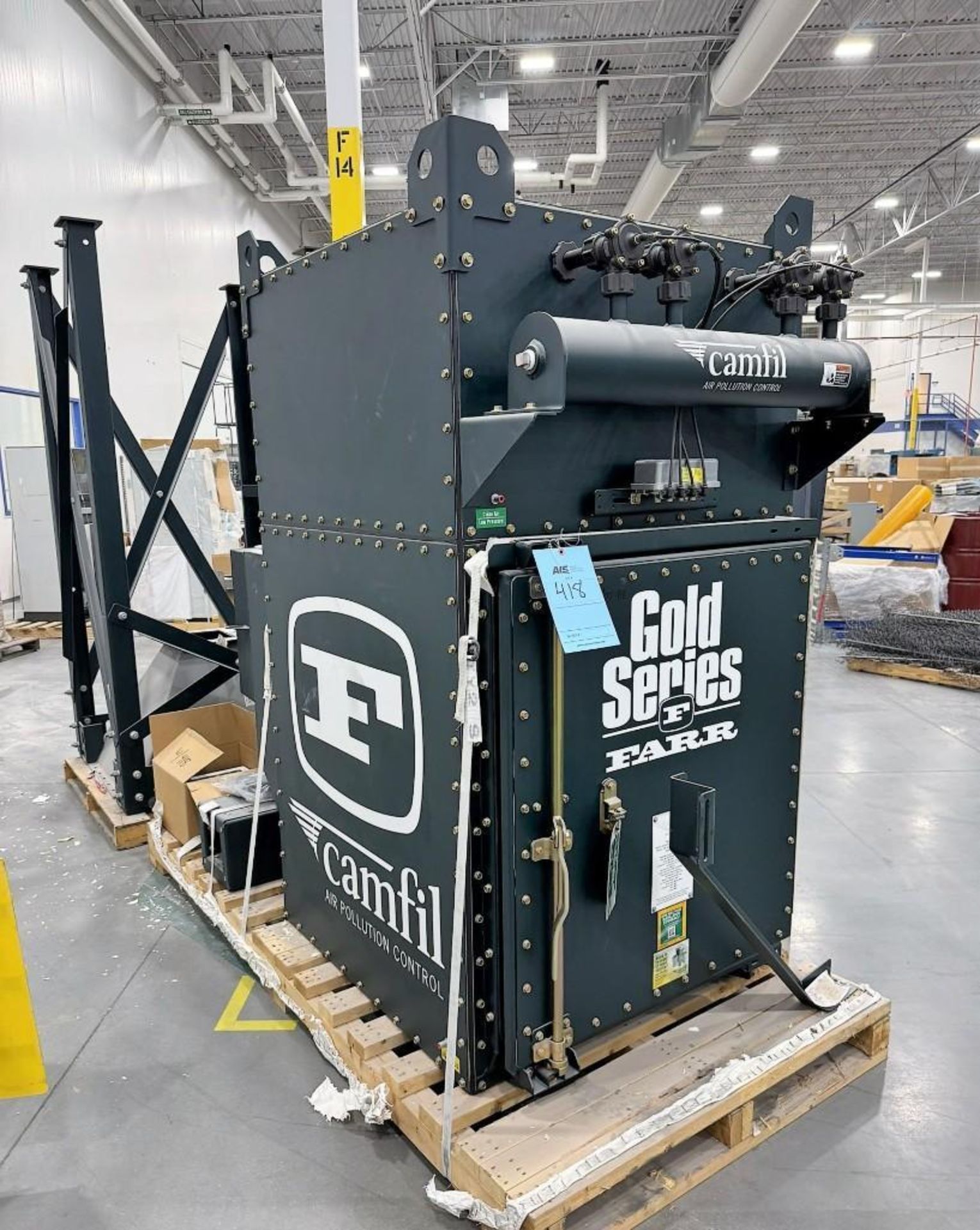 Camfil Farr Gold Series Dust Collector, Model GS4, Serial# G18700001 ...