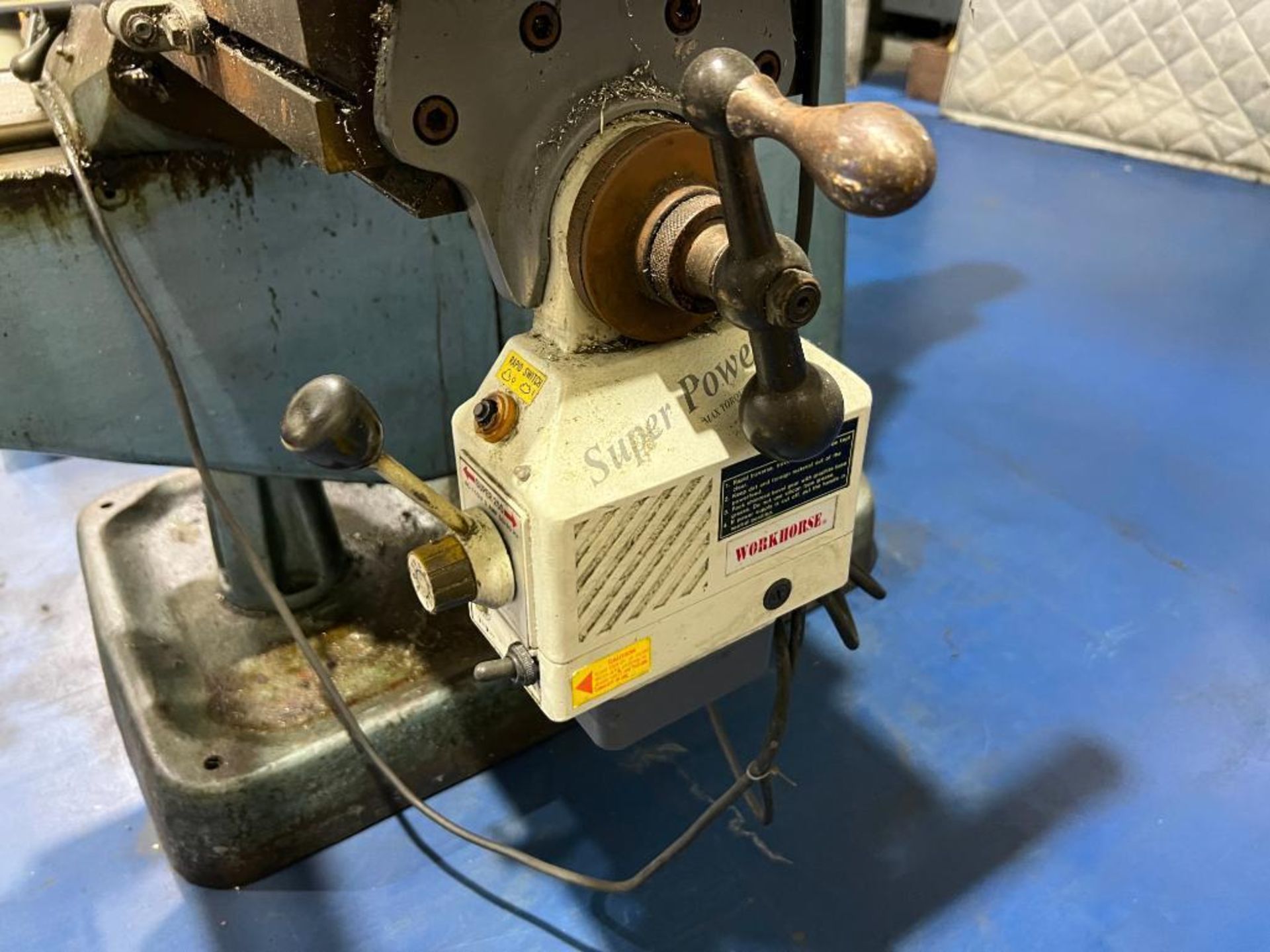 Bridgeport Vertical Mill, 5" Spindle Stroke, with T-Slotted Table and ...