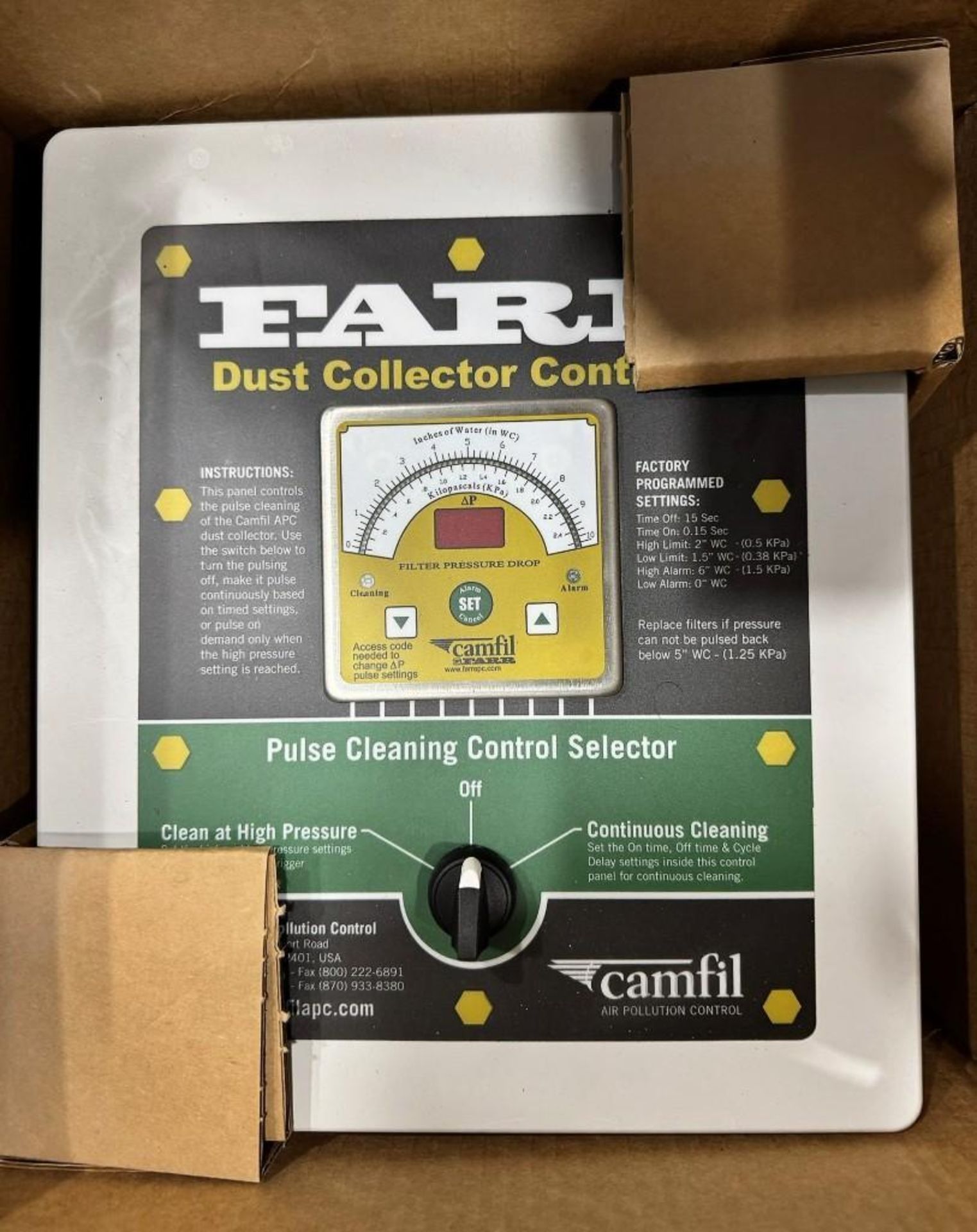 Camfil Farr Gold Series Dust Collector, Model GS4, Serial# G18700001 ...