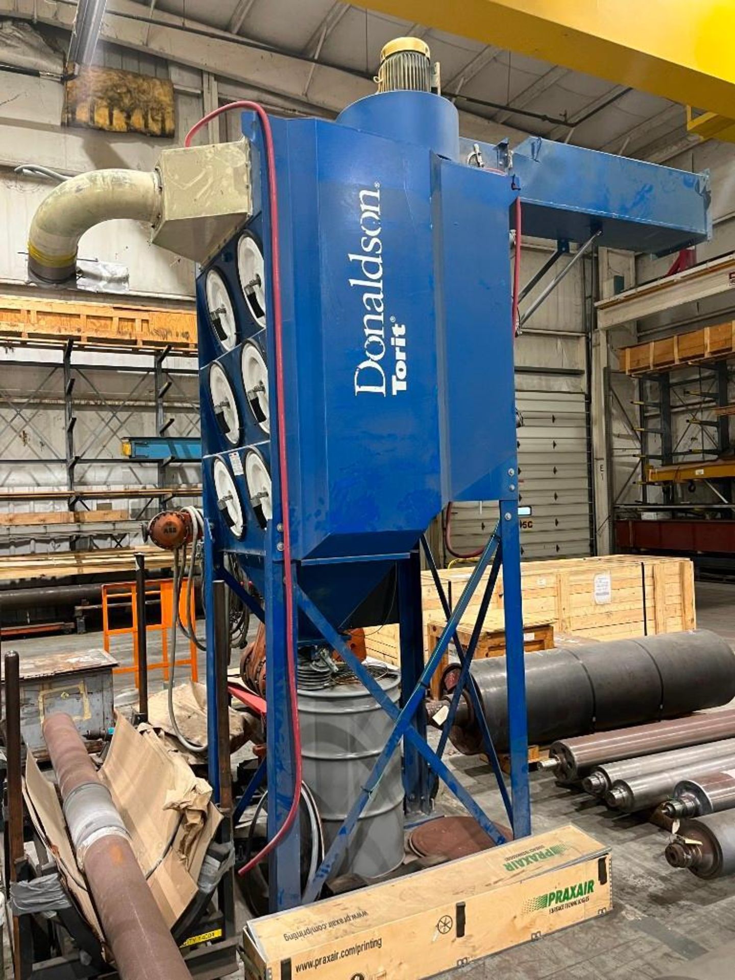 Donaldson Torit Downflo Oval Cartridge Dust Collector mdl. no. DFO3-6 ...