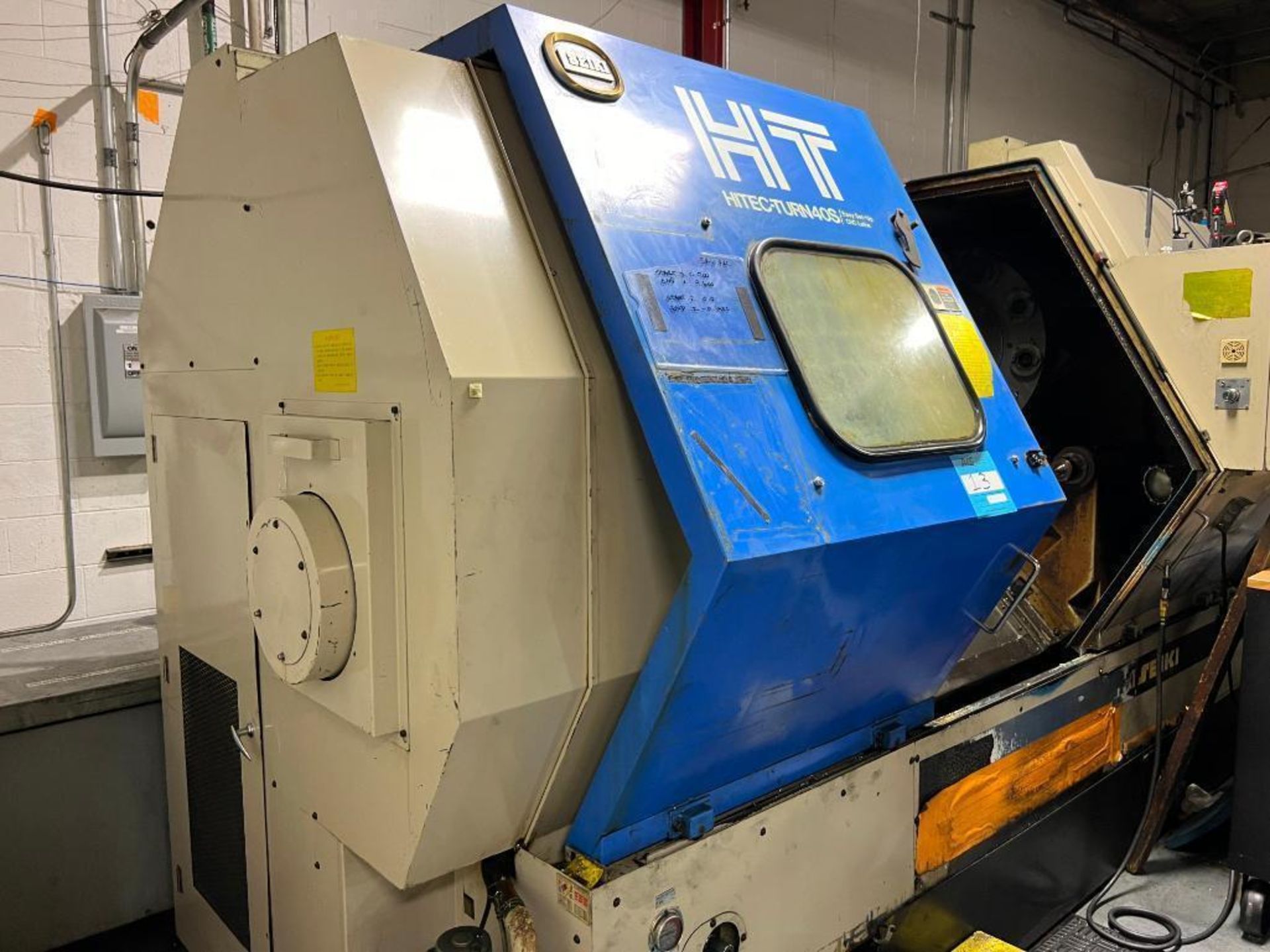 Hitachi Seiki CNC Lathe HT Hitec-Turn 40 S Model HT40S, S/N HTS40393 ...