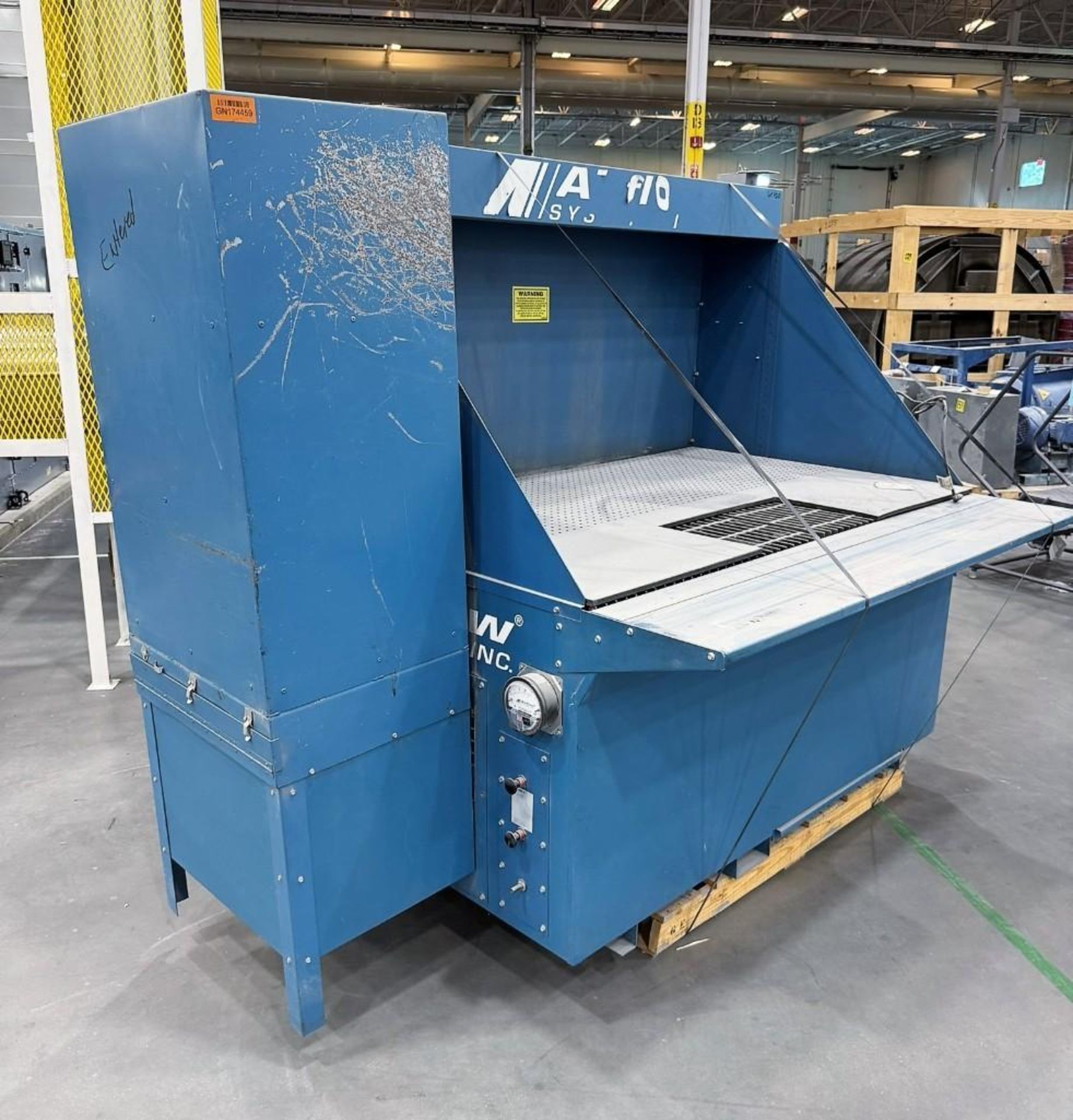 Airflow Systems Downdraft Table, Model DT3000V2-BI-MC-BF3-LIGHT-PG6 ...