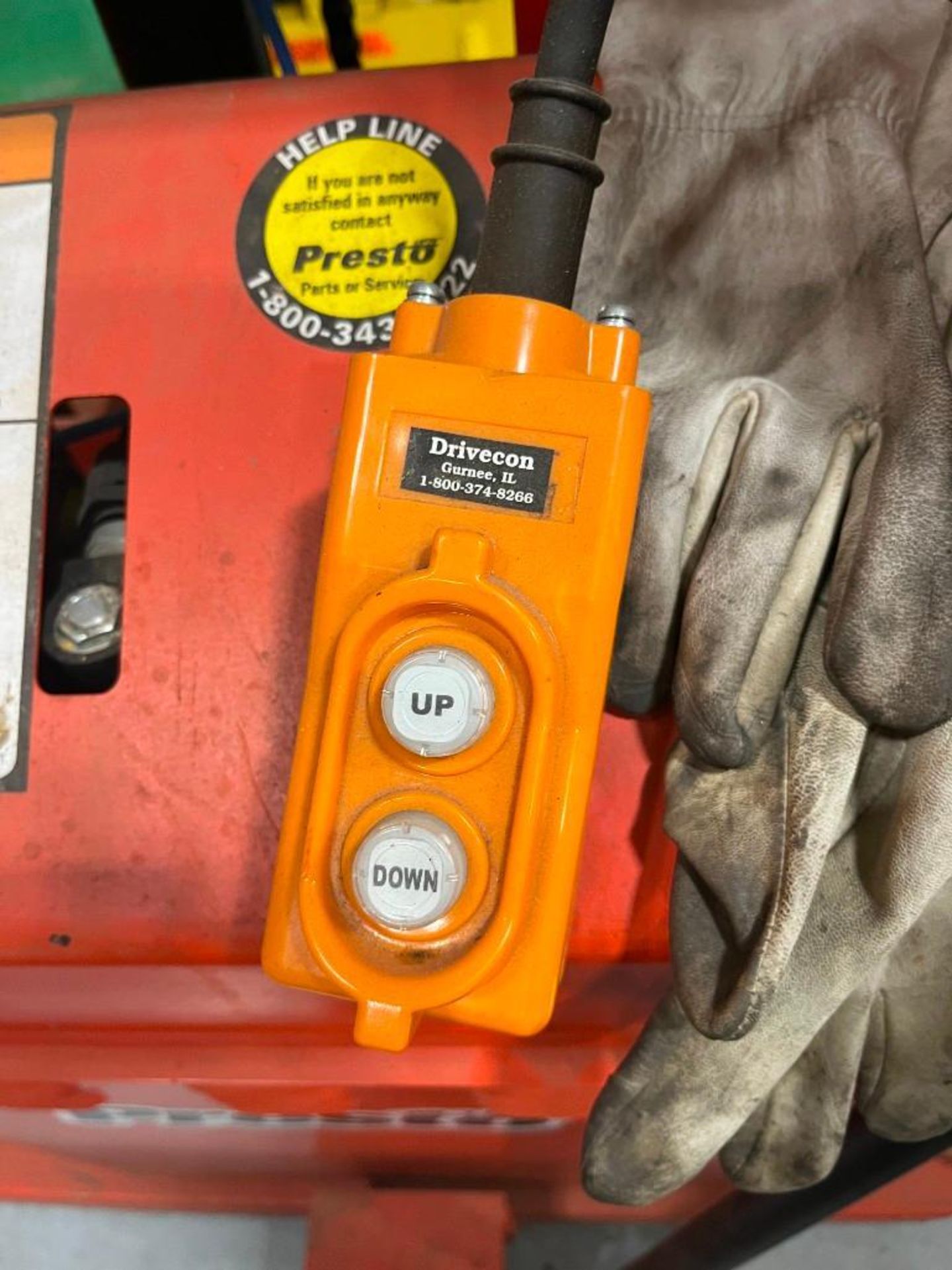 Presto Lifts mdl. PST2107 Powered Stacker, s/n V047204-200/1221837 ...