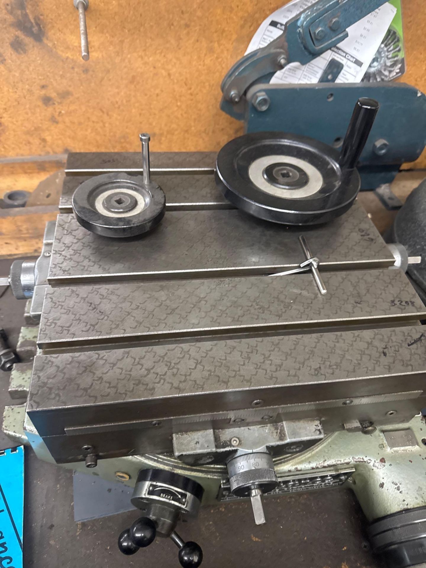Advanced cross-slide rotary table. Table size 14 1/2" x 14 1/2 ...