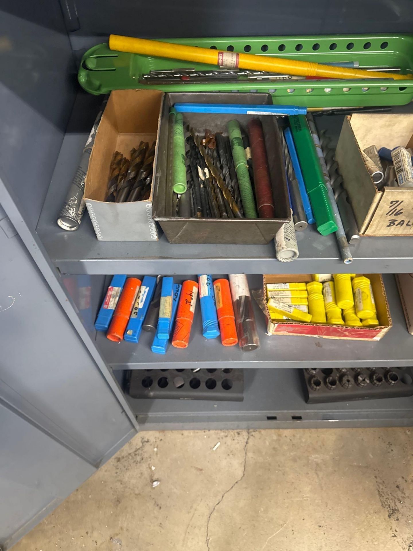 Storage cabinet 33" wide x 18" deep x 72" tall 5 shelf. Contents ...