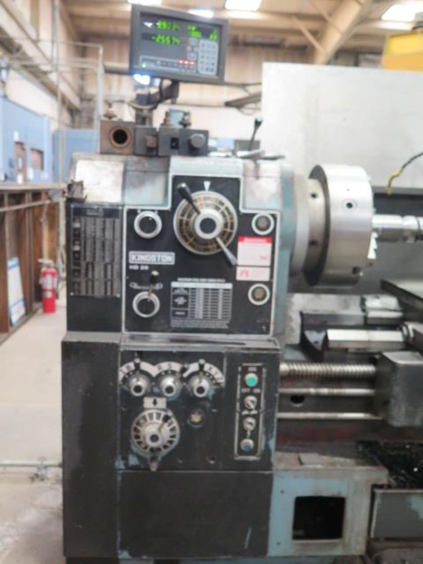 Kingston HD-2690 26” x 90” Engine Gap Bed Lathe w/ Newall DP-700 ...