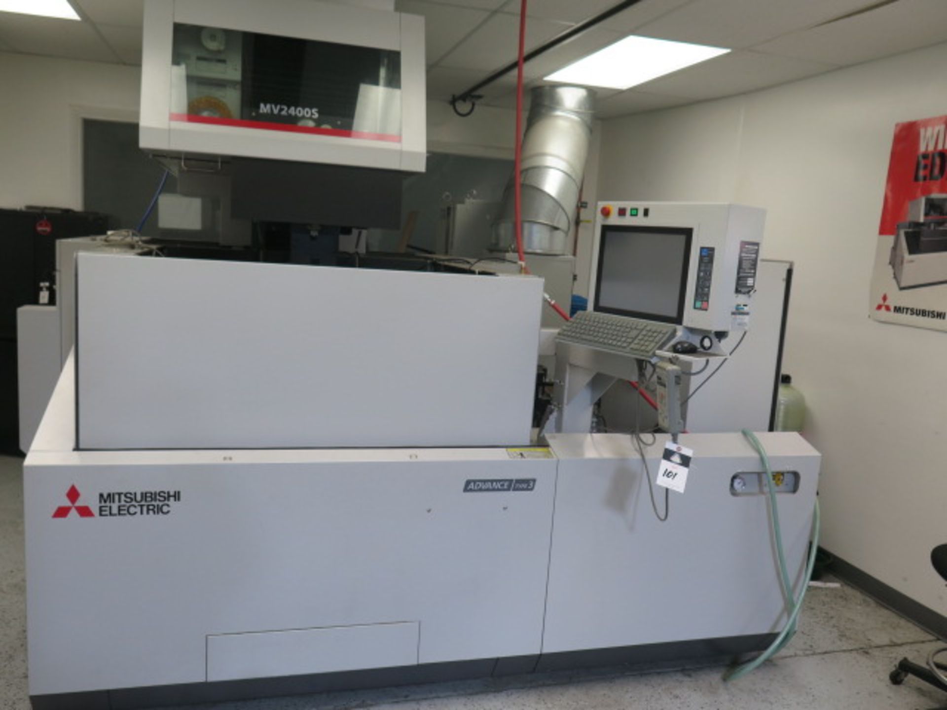 2016 Mitsubishi Advance Type 3 MV24S CNC Wire EDM Machine s/n 06DM2877 ...
