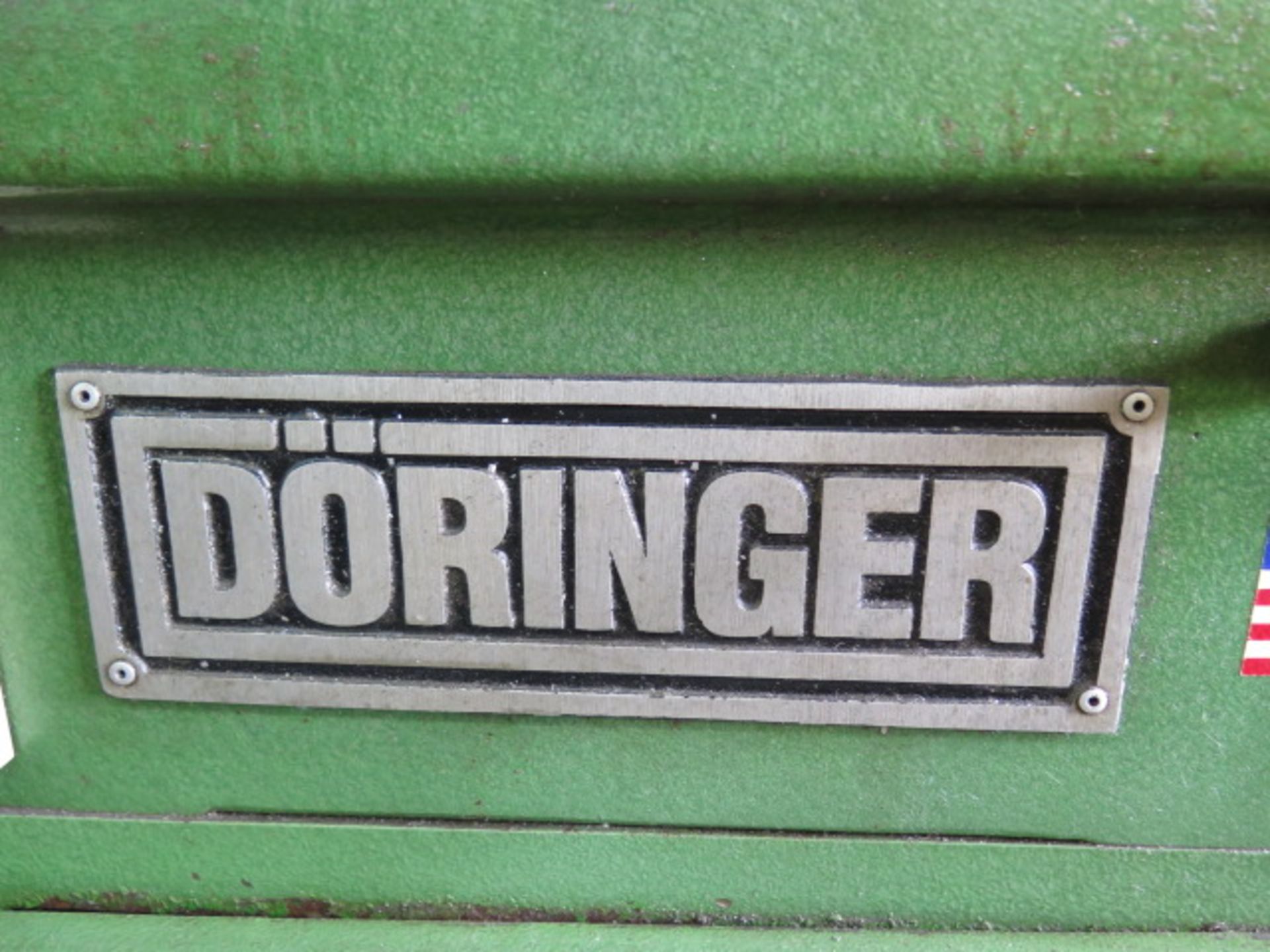Doringer D-350 Miter Cold Saw s/n 18964 w/ 2-Speeds, Pneumatic Clamping ...