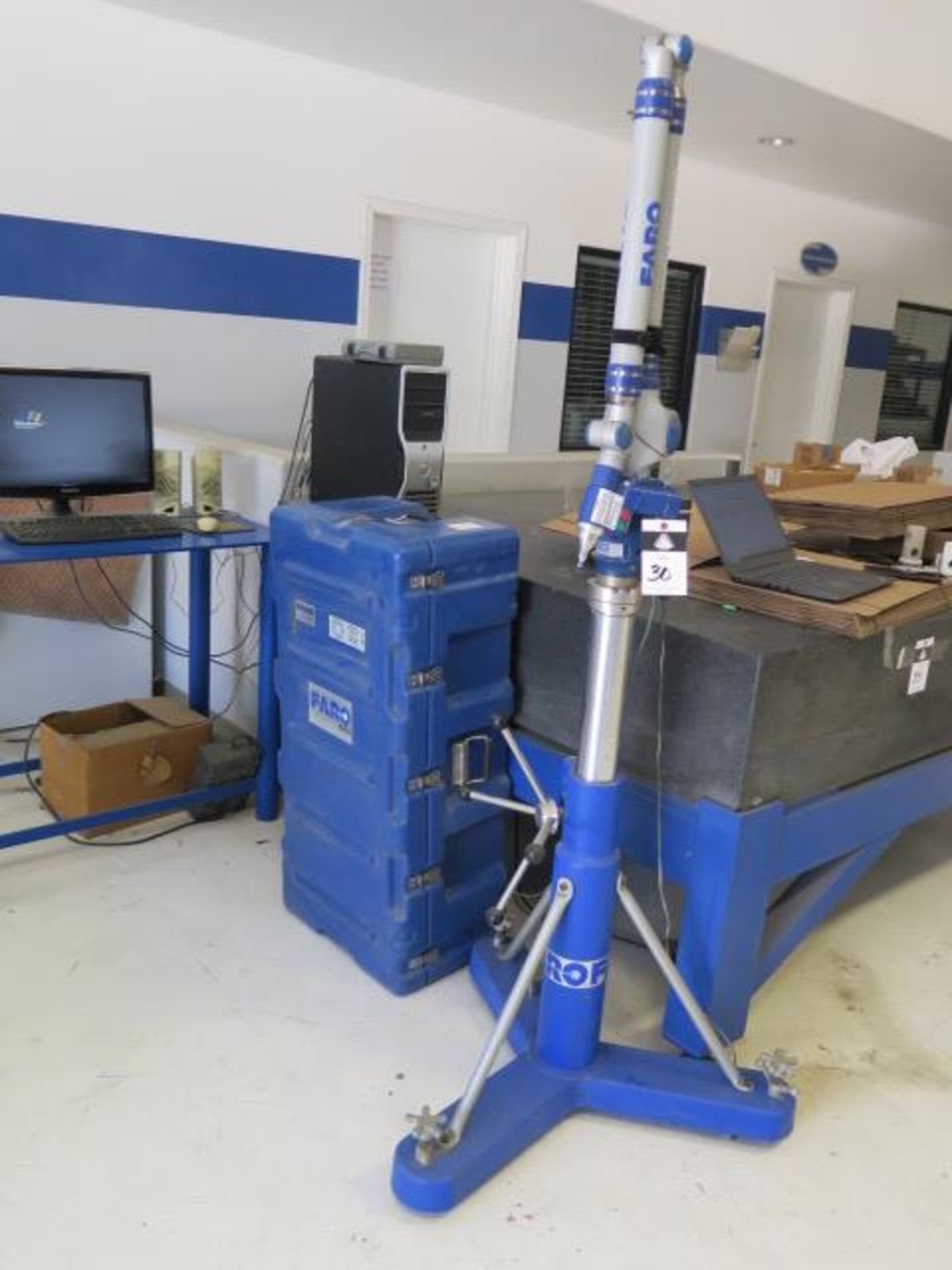 2009 Faro Platinum P08 Portable CMM Arm s/n P08-05-07-05948 w/ 0.030mm ...