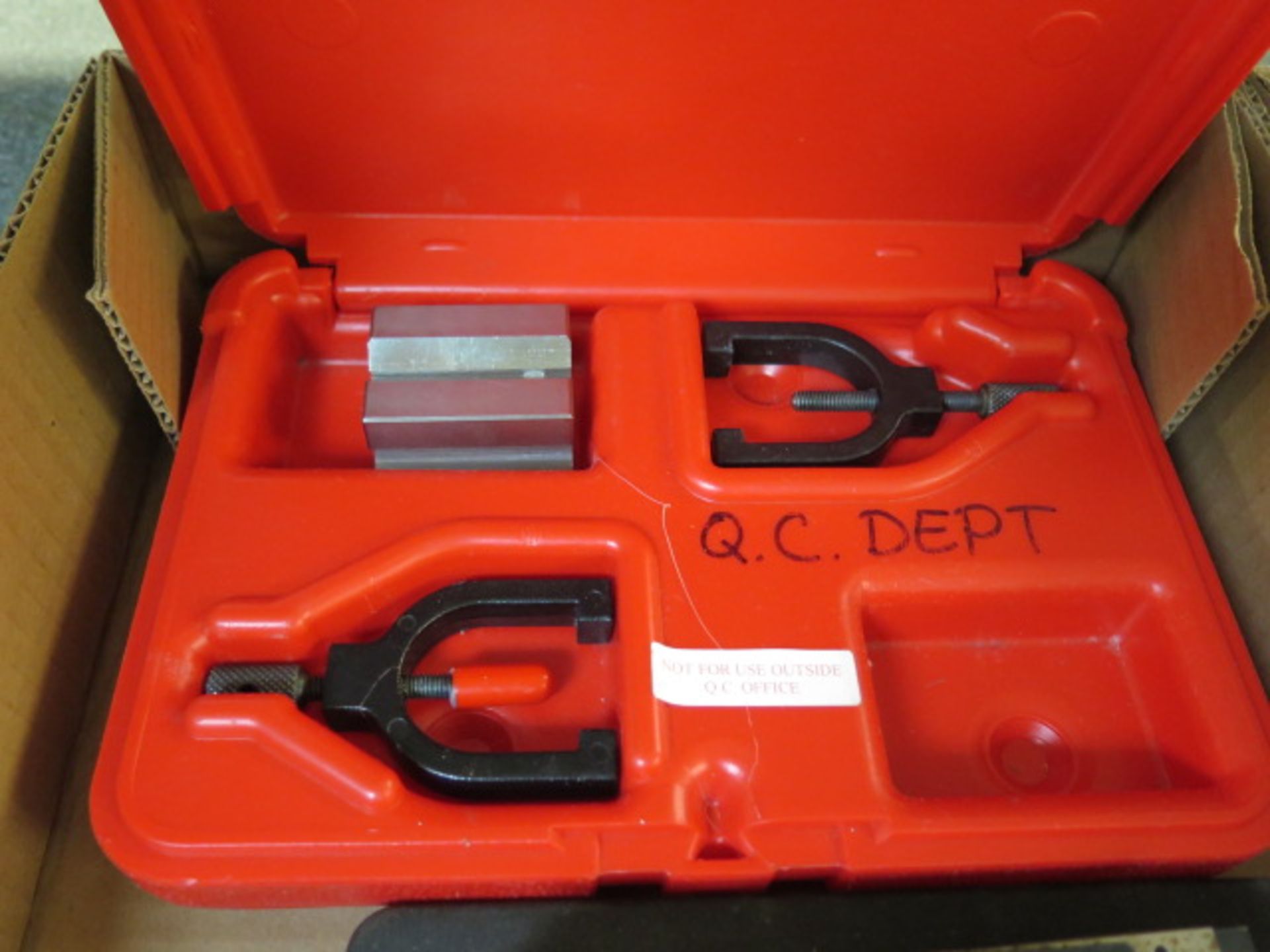 Kinamatic Slide Table w/ Micrometer Head, Mitutoyo Micrometer Stand ...