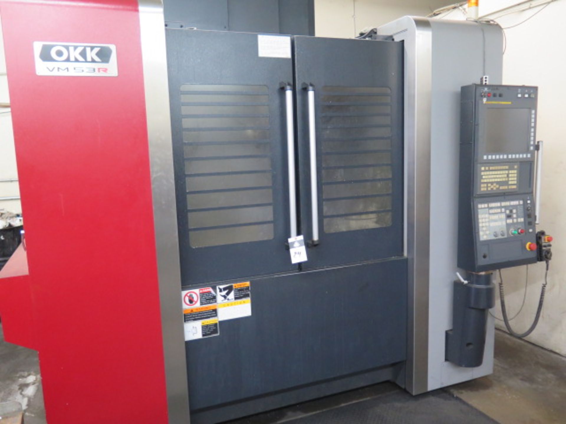 2014 OKK VM53R CNC Vertical Machining Center s/n 598 w/ Fanuc Series ...