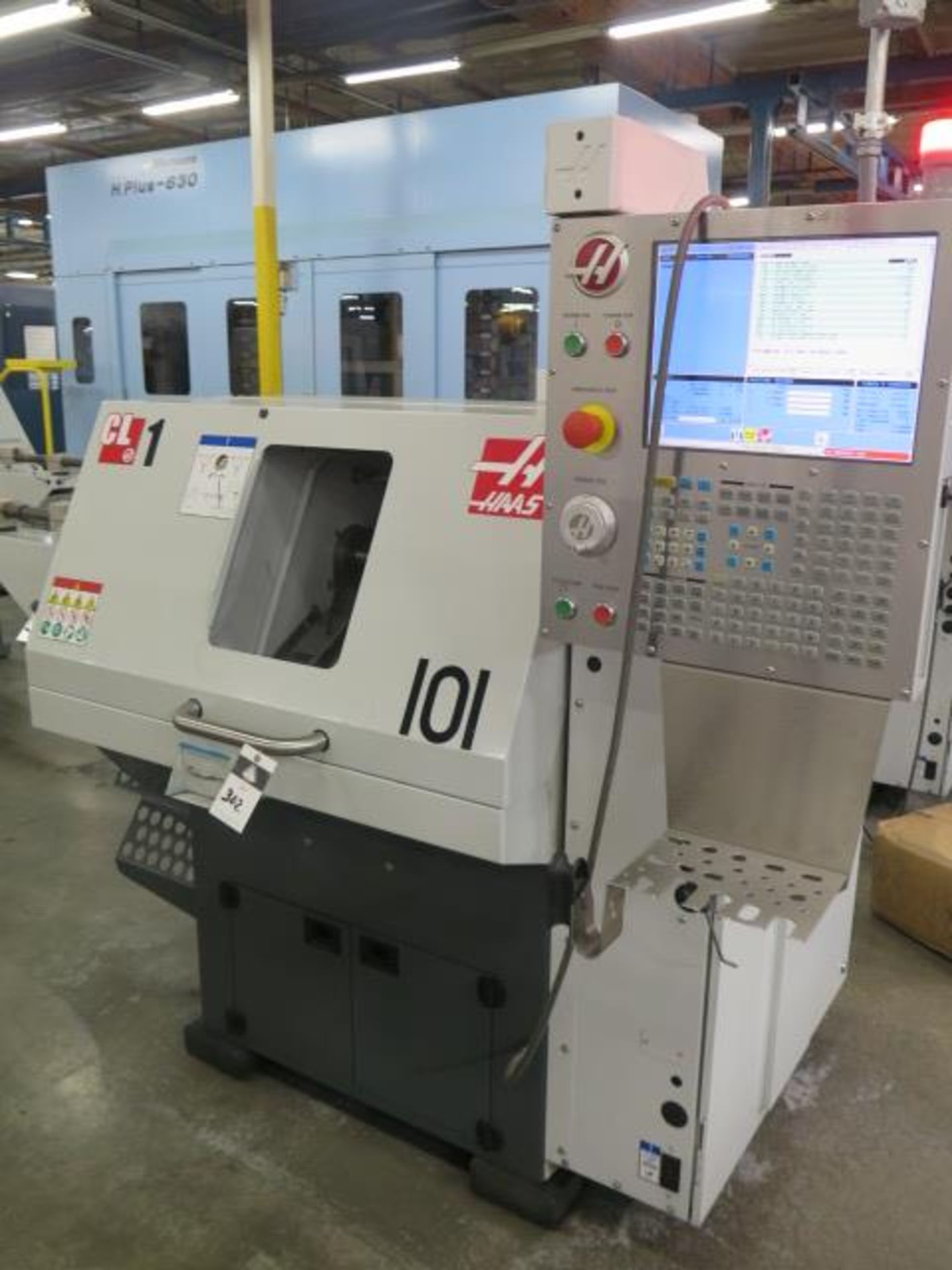 2018 Haas CL-1 CNC Chucker s/n 3109702 w/ Haas Controls, 8-Station ...