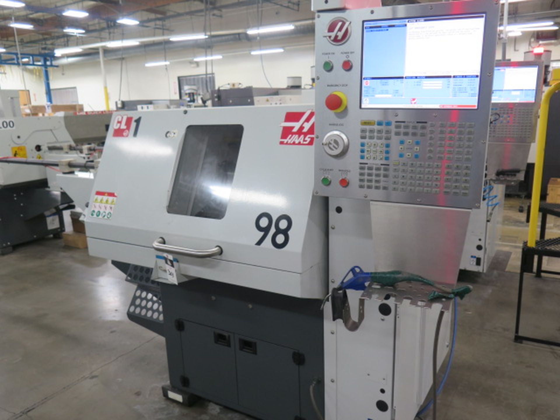 2018 Haas CL-1 CNC Chucker s/n 3109522 w/ Haas Controls, 8-Station ...