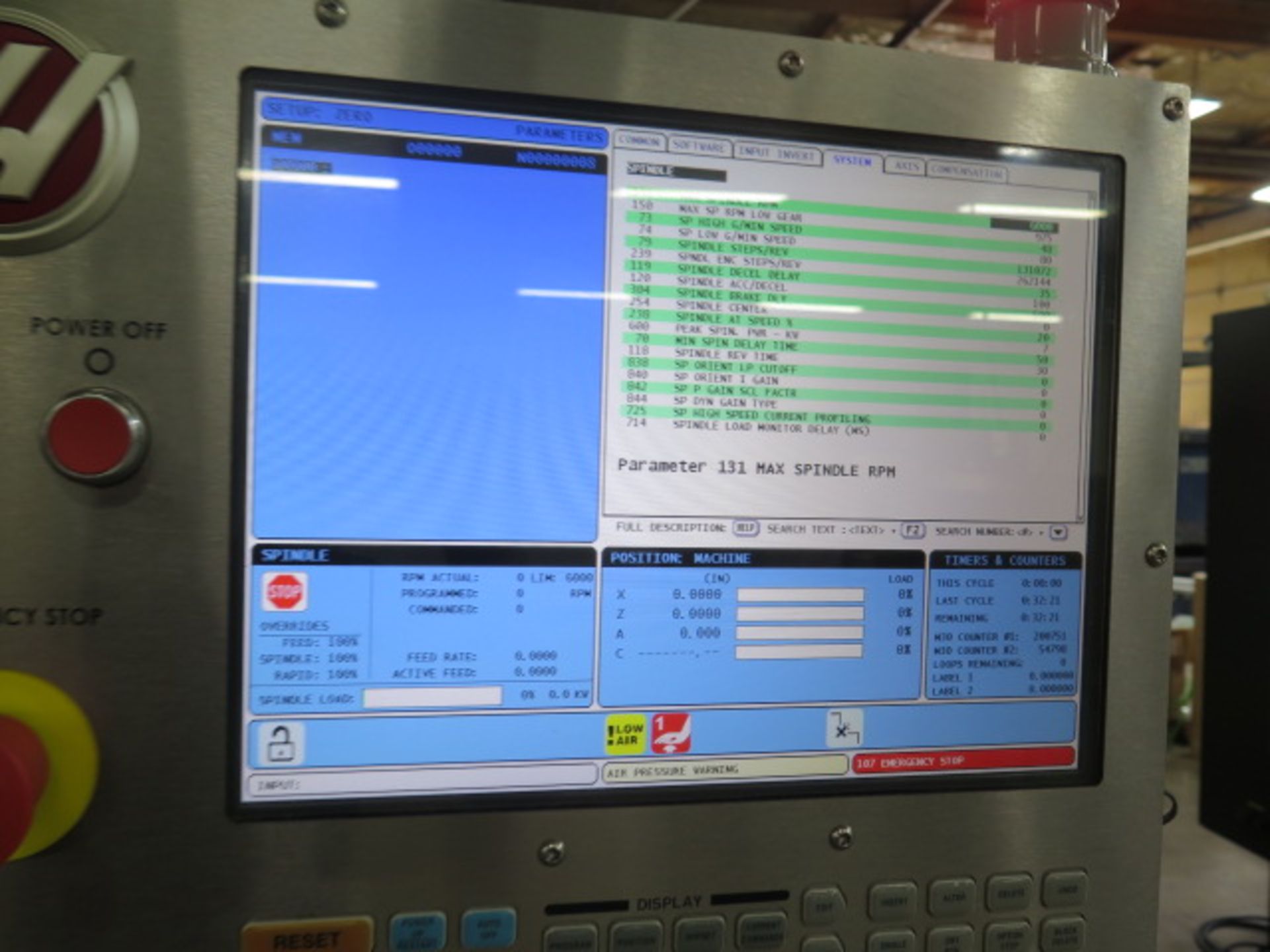 2018 Haas CL-1 CNC Chucker s/n 3109686 w/ Haas Controls, 8-Station ...