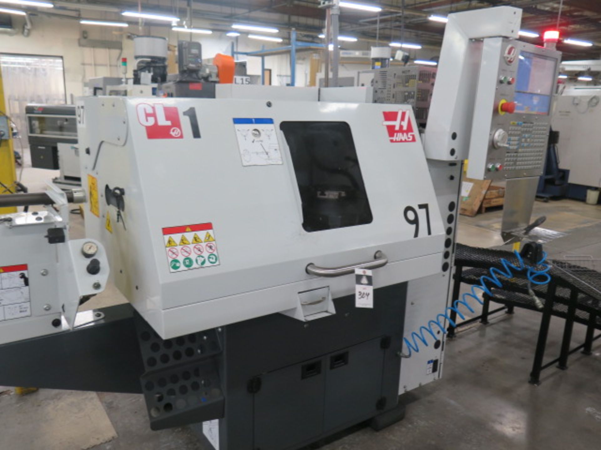2018 Haas CL-1 CNC Chucker s/n 3109687 w/ Haas Controls, 8-Station ...