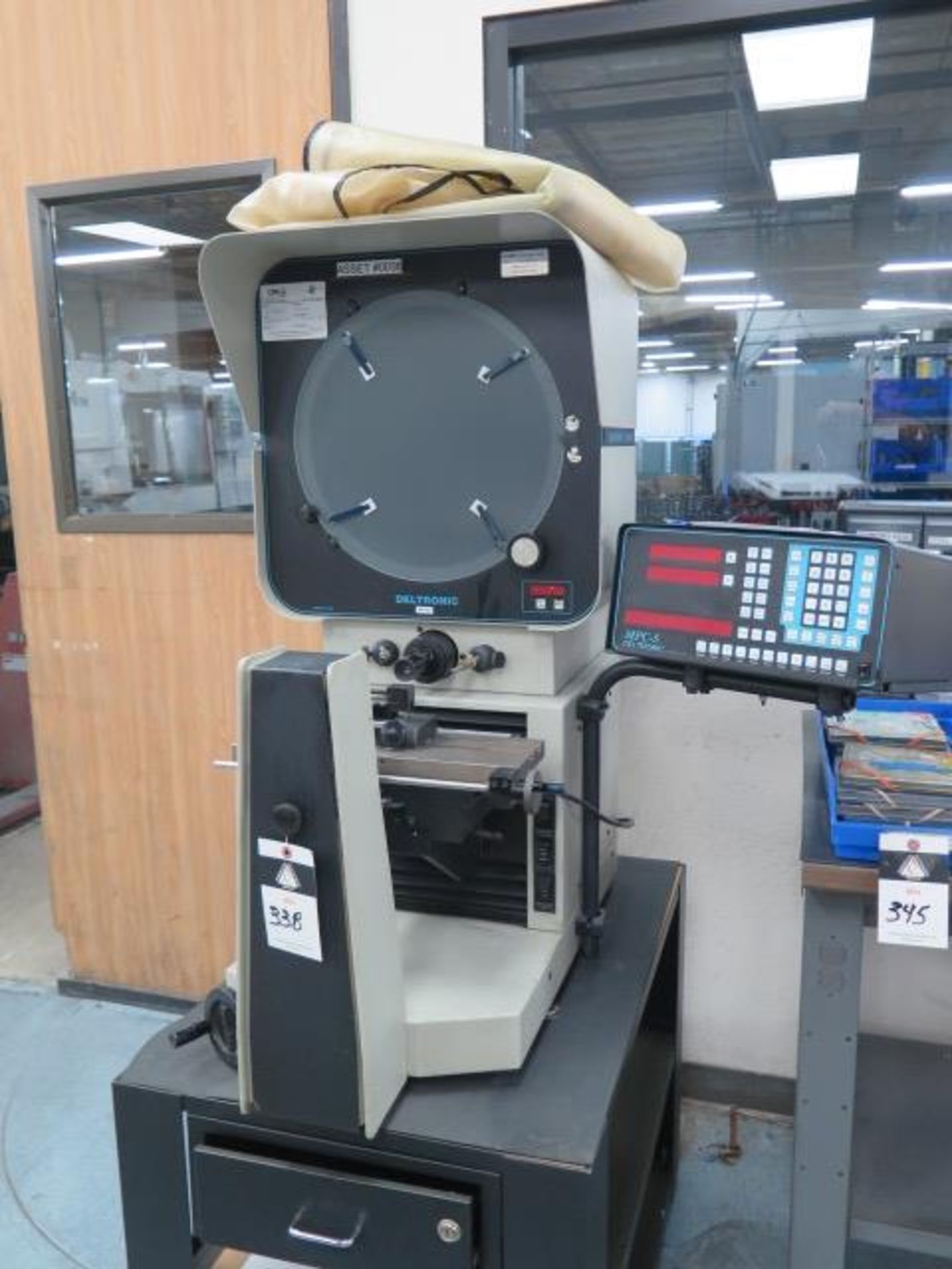 Deltronic DH214-MPC5 14" Optical Comparator s/n 249053637 w/ Deltronic ...