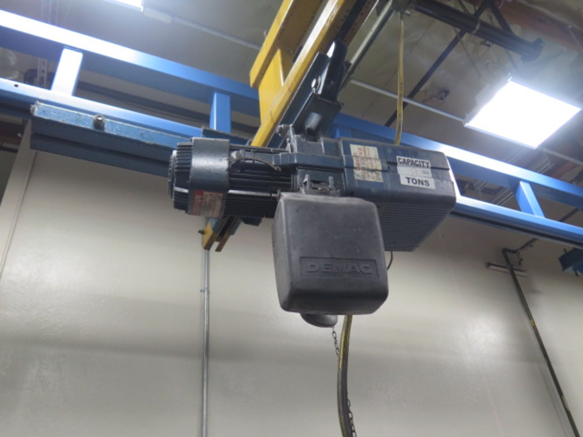 Gorbel 4000 Lb Cap 4-Post - Floor Mounted Bridge Crane w/ Demag ...