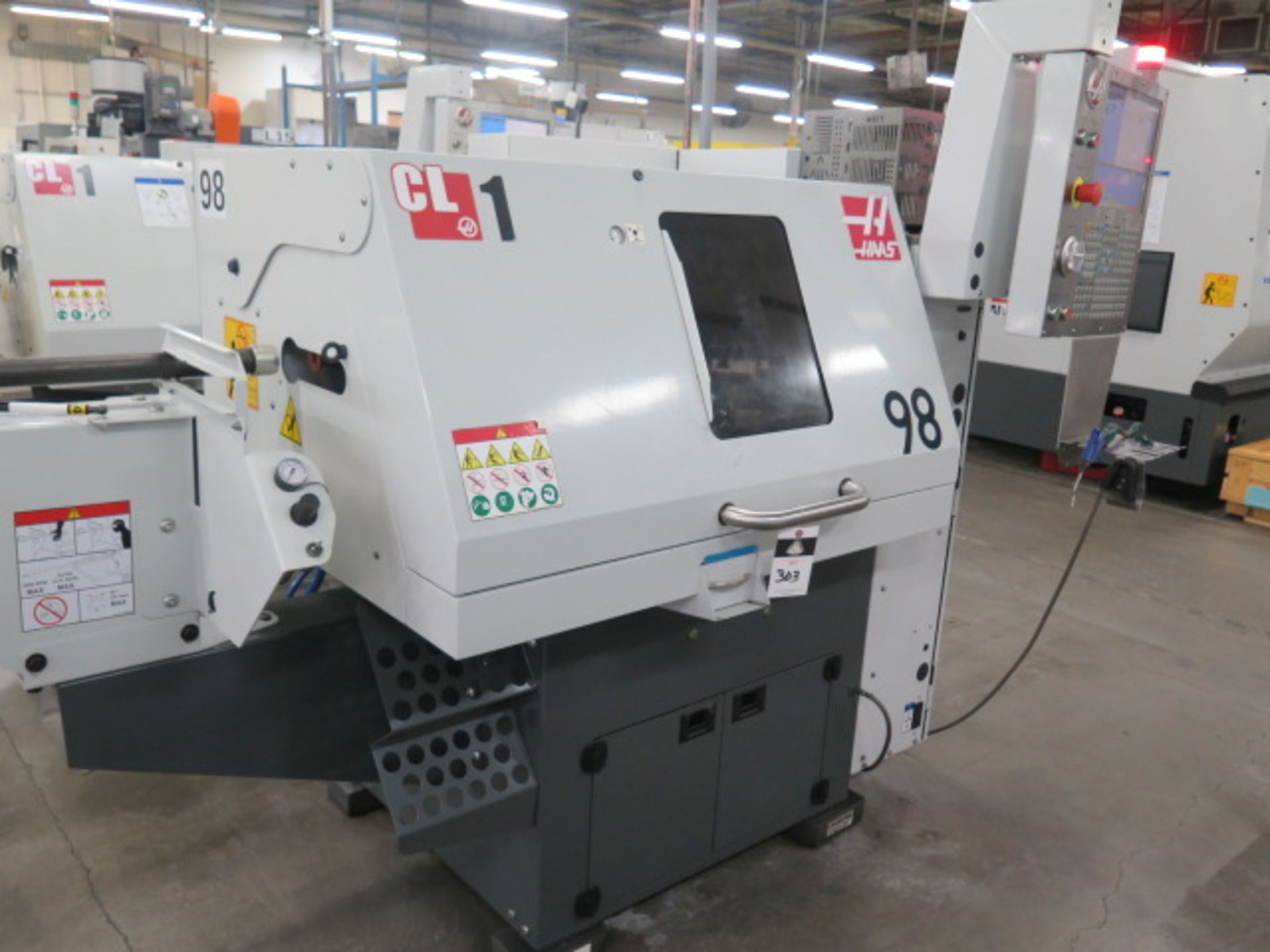 2018 Haas CL-1 CNC Chucker s/n 3109522 w/ Haas Controls, 8-Station ...