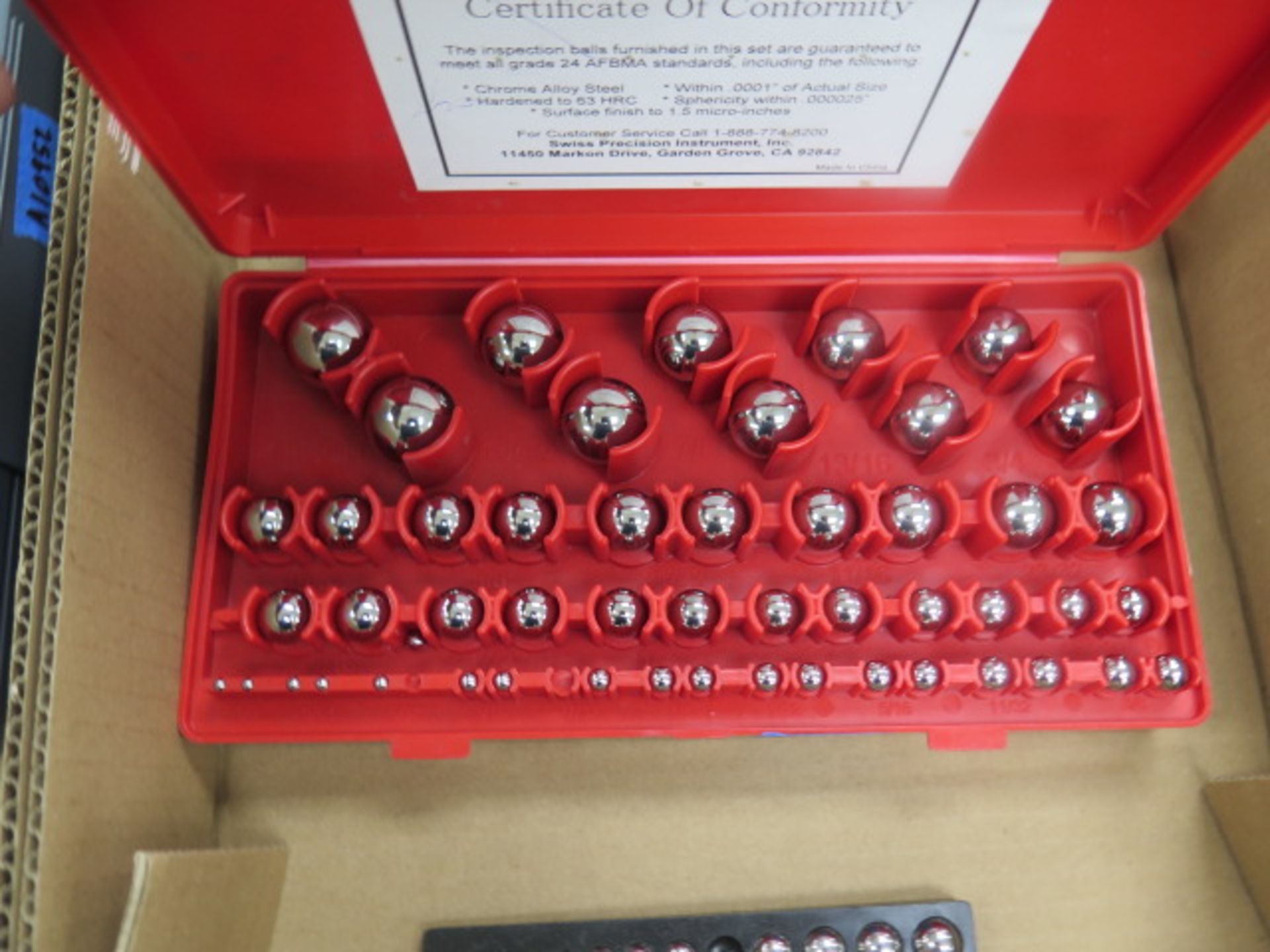 { Group of lots: 684, 685, 686, 687 } SPI SAE and Metric Gage Ball Sets ...
