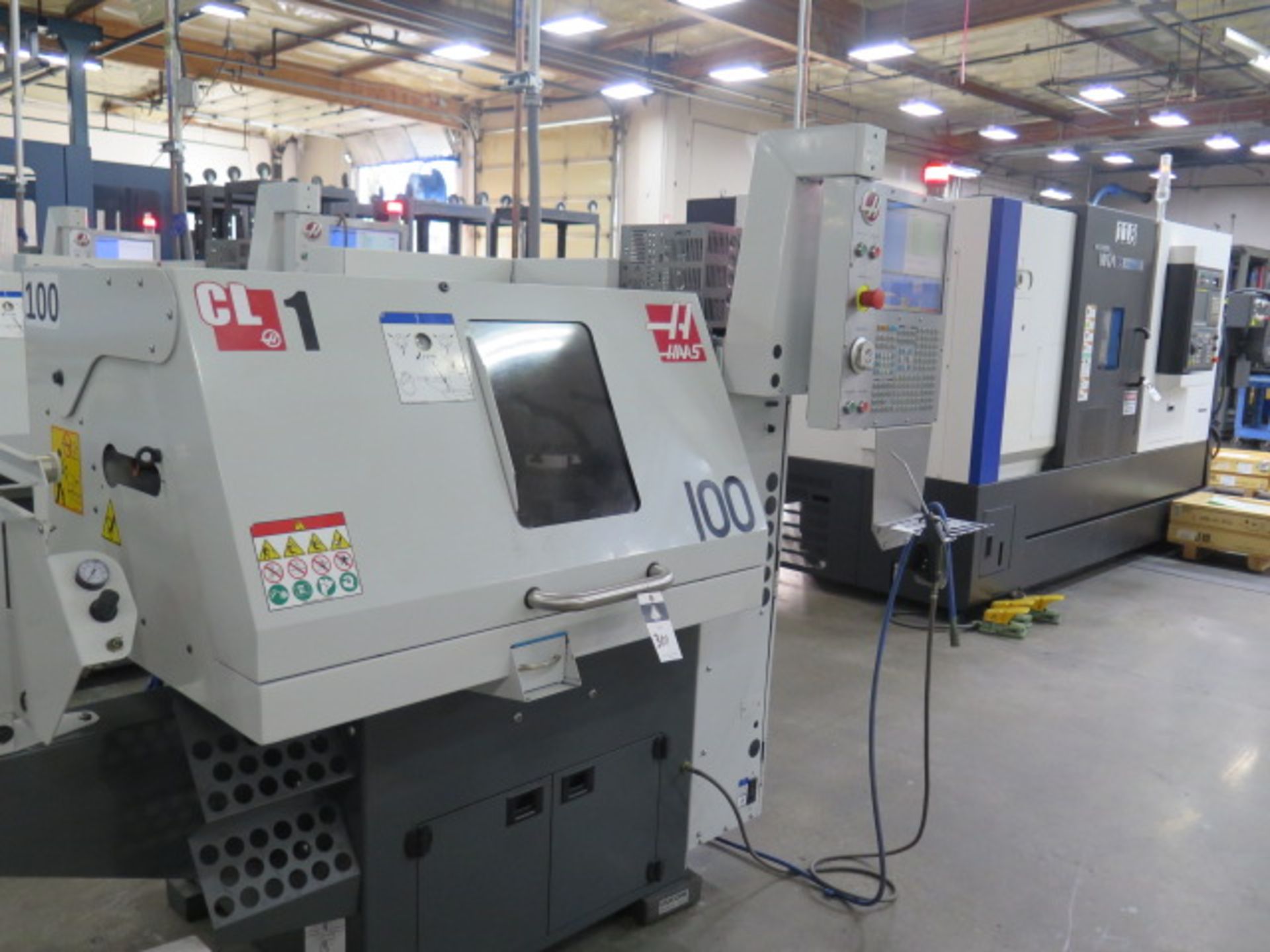 2018 Haas CL-1 CNC Chucker s/n 3109686 w/ Haas Controls, 8-Station ...