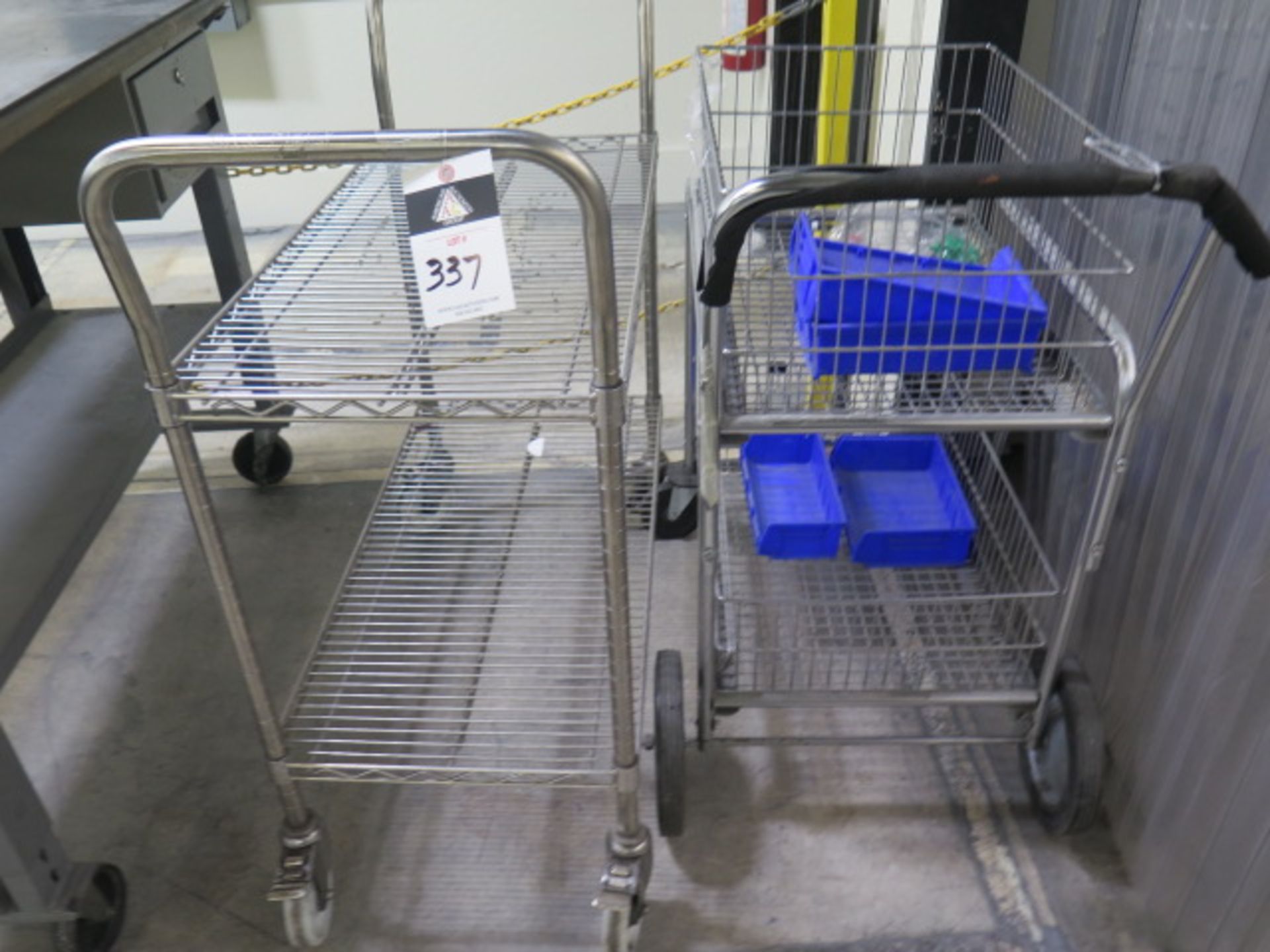 Wire-Frame Carts (2) (SOLD AS-IS - NO WARRANTY)