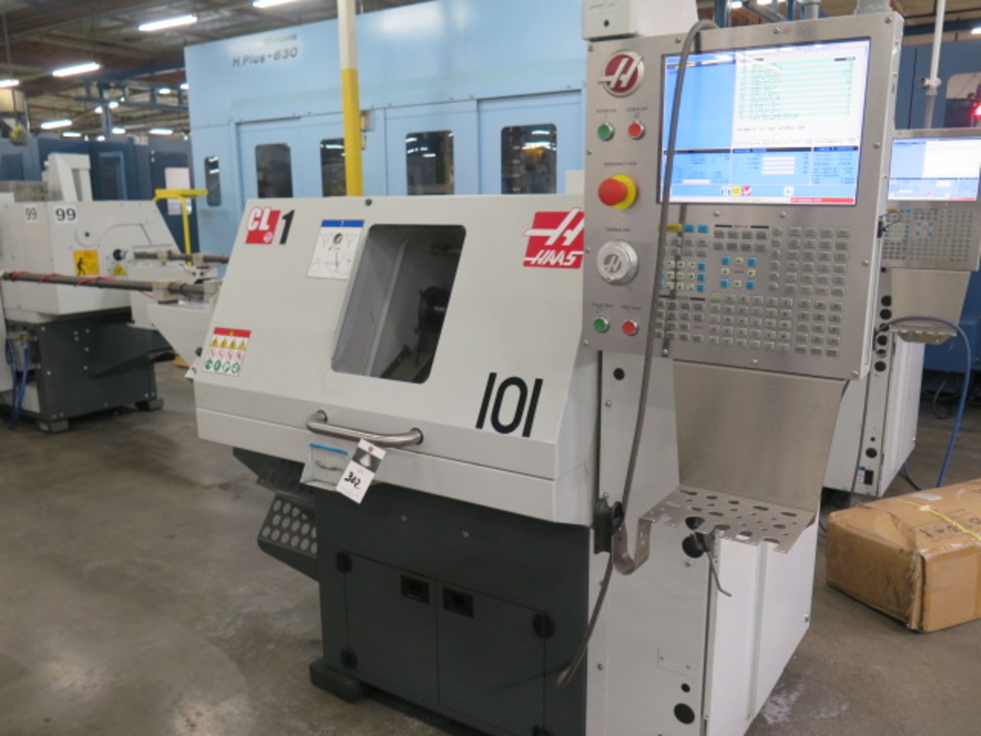 2018 Haas CL-1 CNC Chucker s/n 3109702 w/ Haas Controls, 8-Station ...