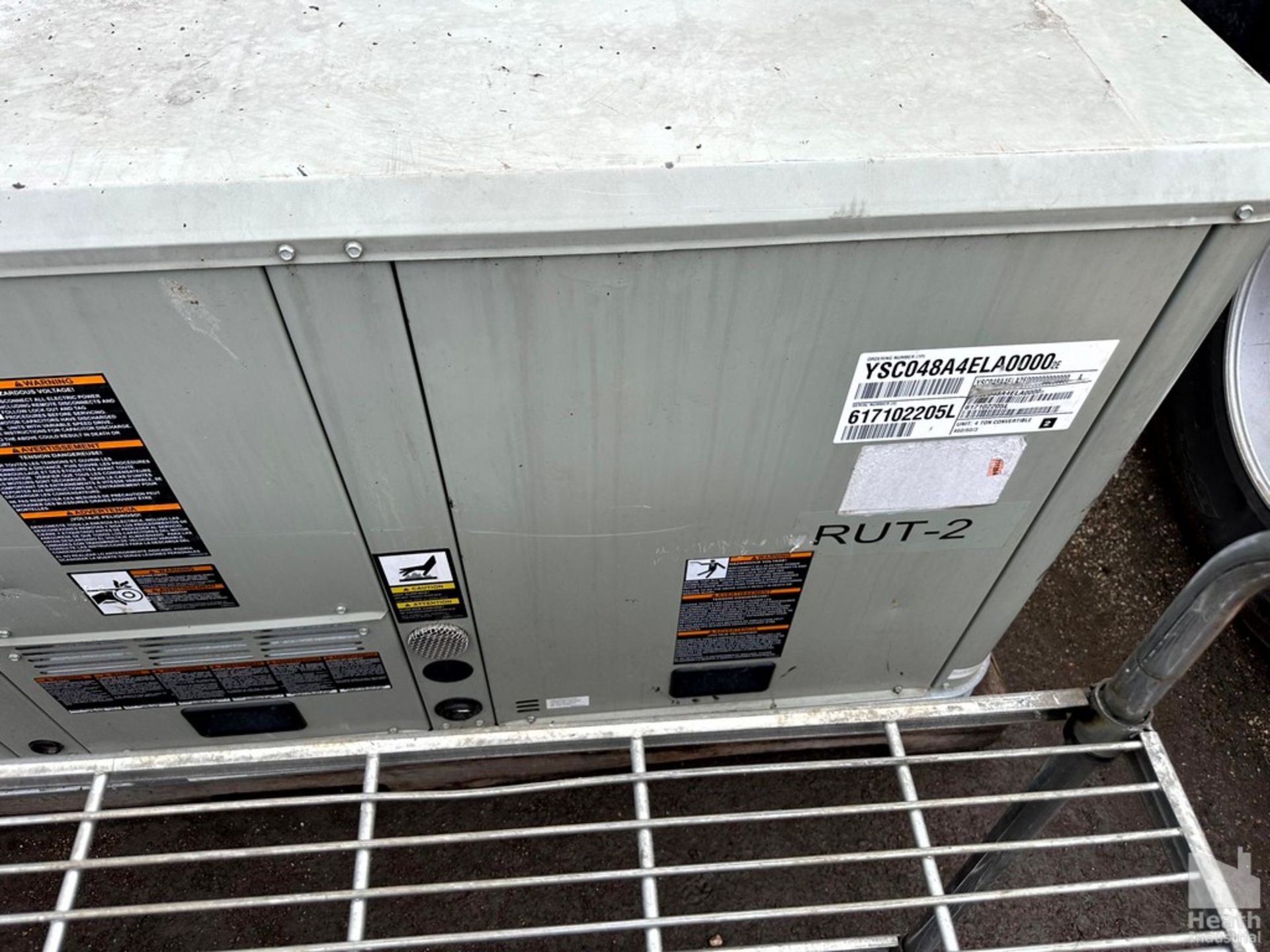 TRANE INDUSTRIAL HEATING AND COOLING UNIT MODEL ...