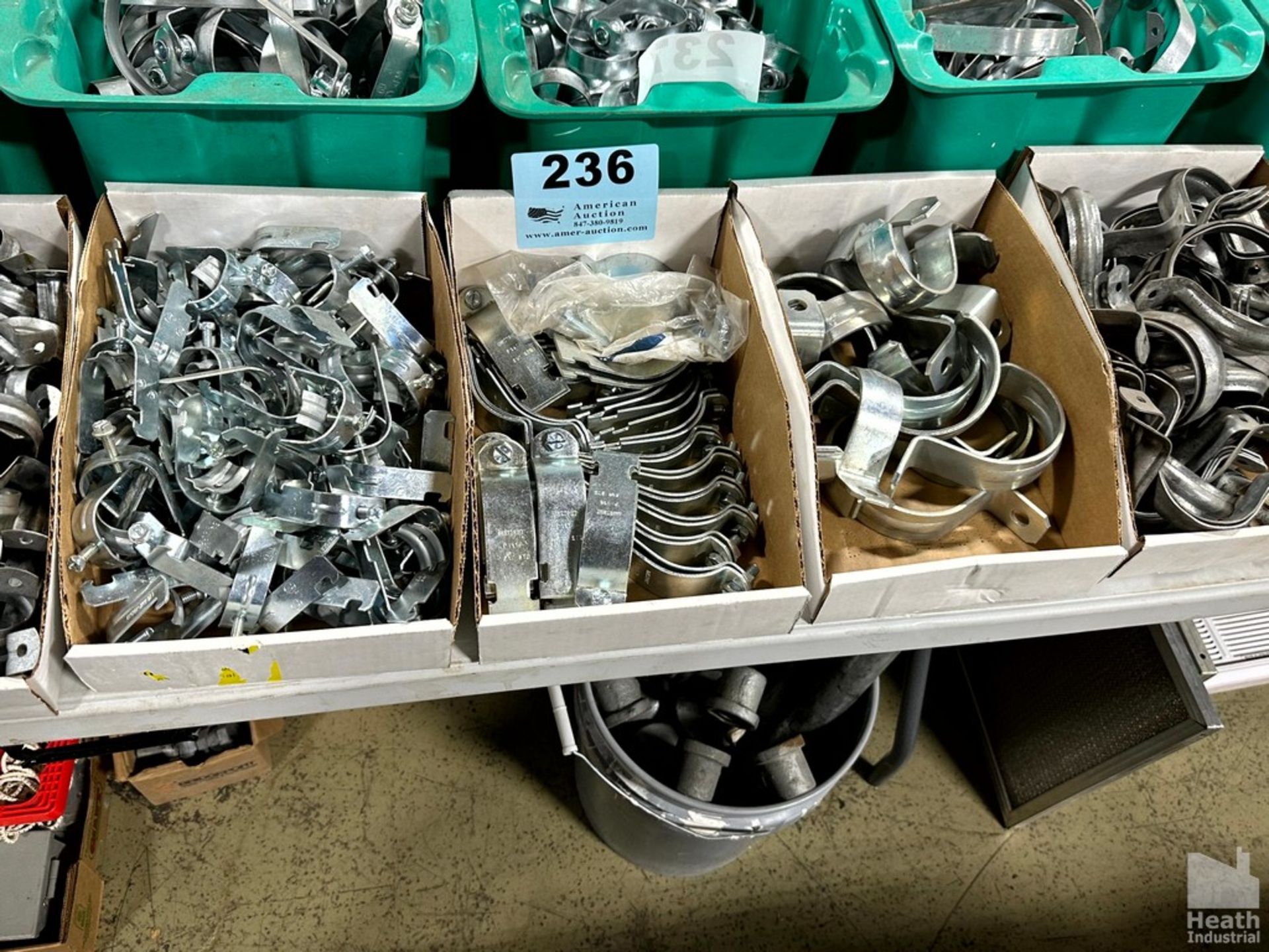 LARGE QUANTITY ASSORTED ELECTRICAL CONDUIT HANGERS 1 1/2â€ - 3â€ IN 13 ...