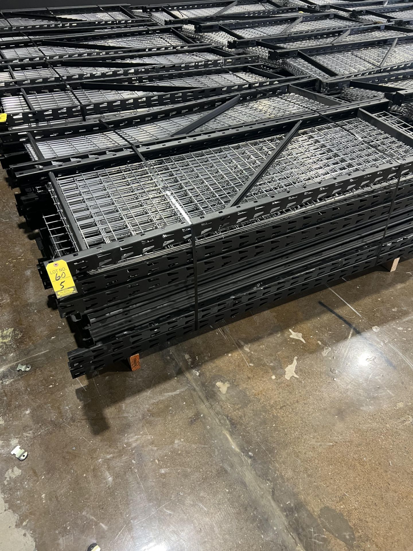 SECTIONS HD RACKING 78" X 24" 5-SHELF UNITS W/WIRE DECKING