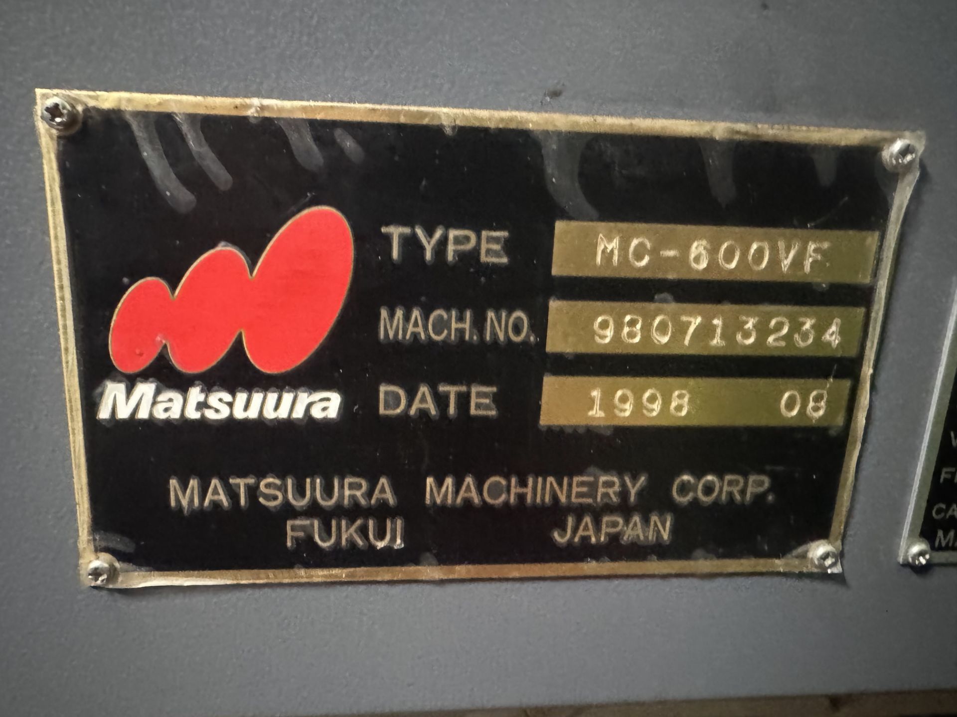 MATSUURA HIGHSPEED MILLING MACHINE WITH CHIP CONVEYOR, TOOL HOLDERS ...