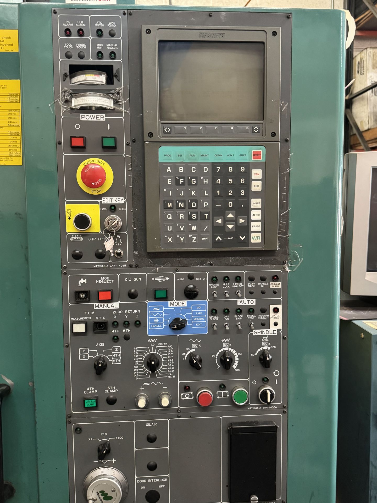 MATSUURA HIGHSPEED MILLING MACHINE WITH CHIP CONVEYOR, TOOL HOLDERS ...
