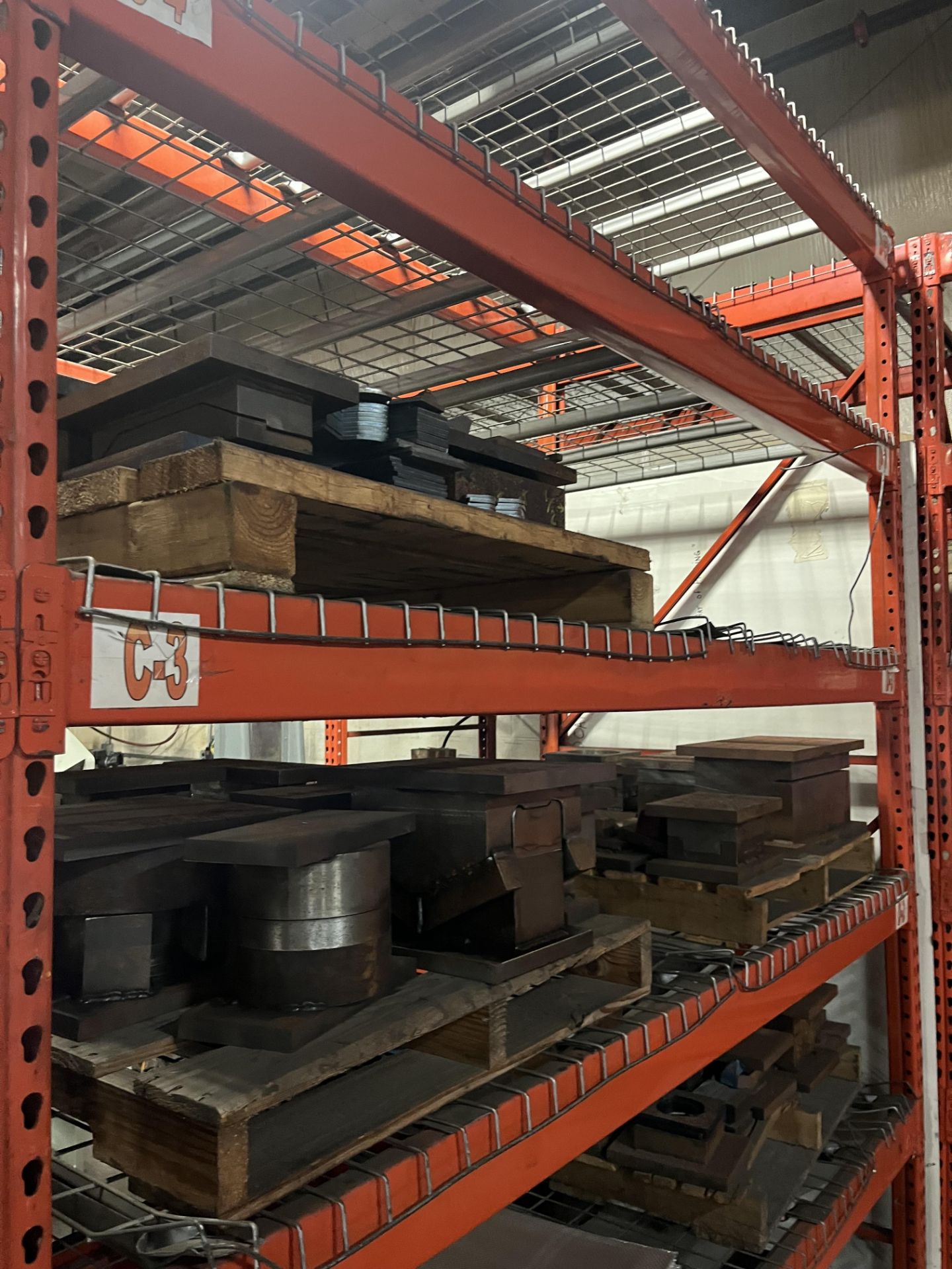 (6) Sections of Steel + Aluminum Scrap (RACKS NOT INCLUDED)