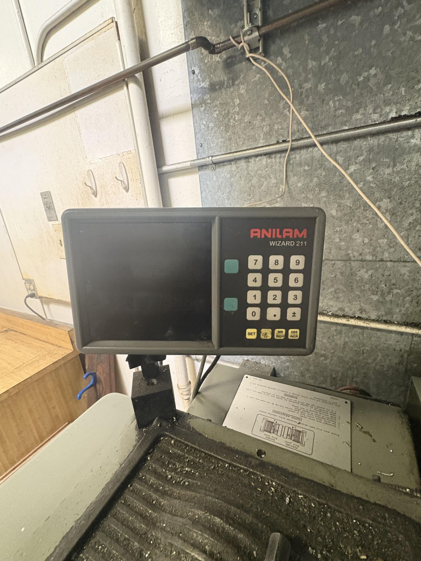 Clausing Colchester 13” Engine Lathe With Anilam Wizard 211 DRO It has ...
