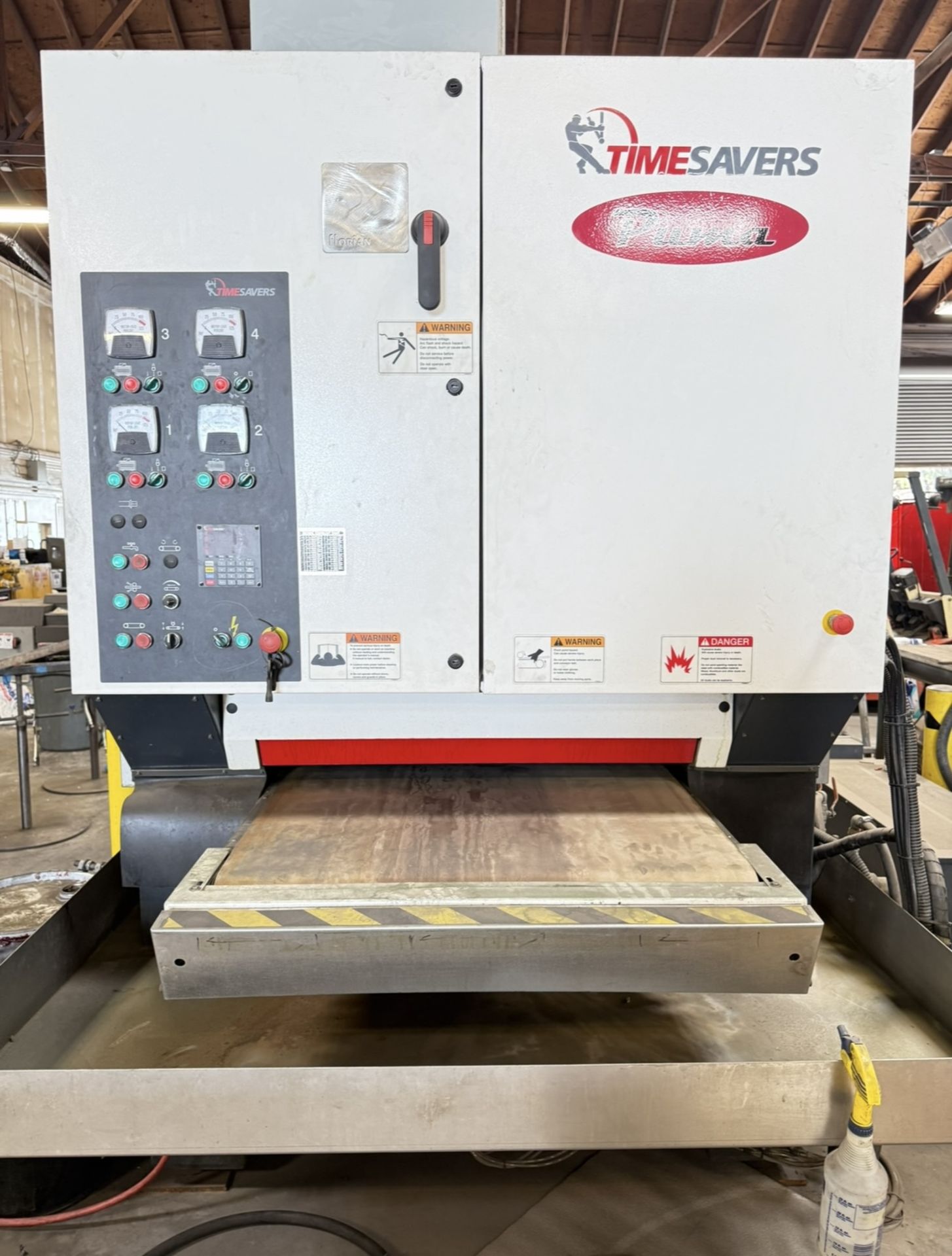 2020 TimeSaver Mdl. PUMA37MWT-DDDB-75 Grainer, s/n 34820, 4 Head