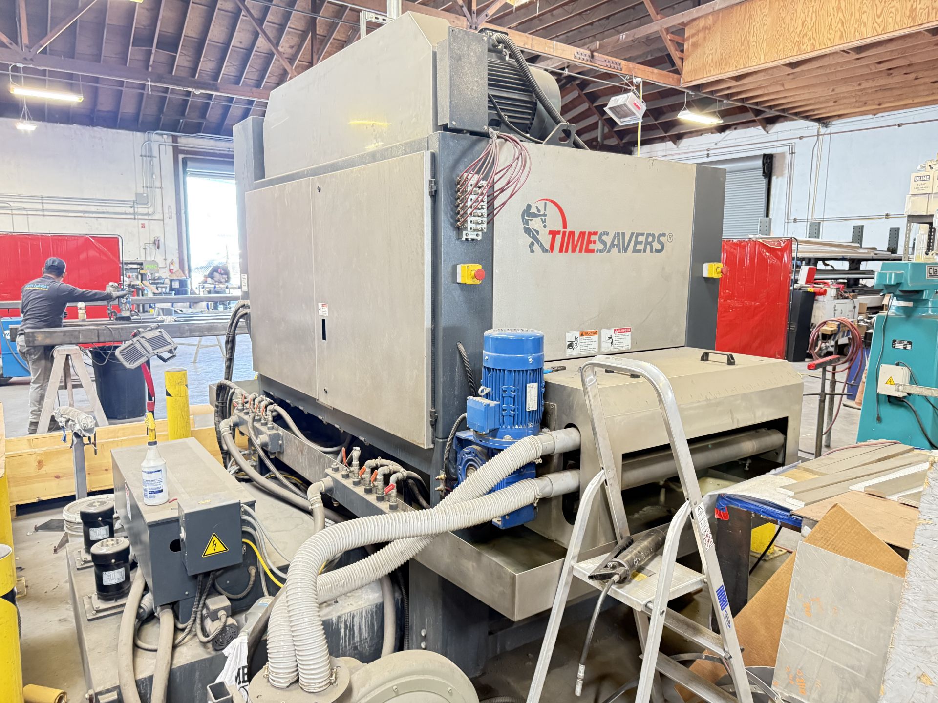 2020 TimeSaver Mdl. PUMA37MWT-DDDB-75 Grainer, s/n 34820, 4 Head