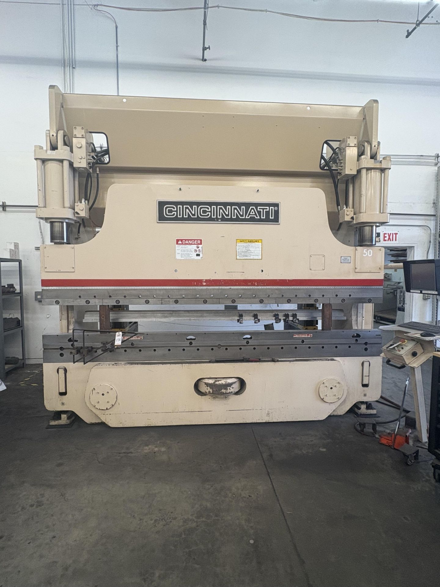 Cincinnati Mdl. 175 PF x 10 FT Proform CNC Press Brake w/ Cincinnati ...