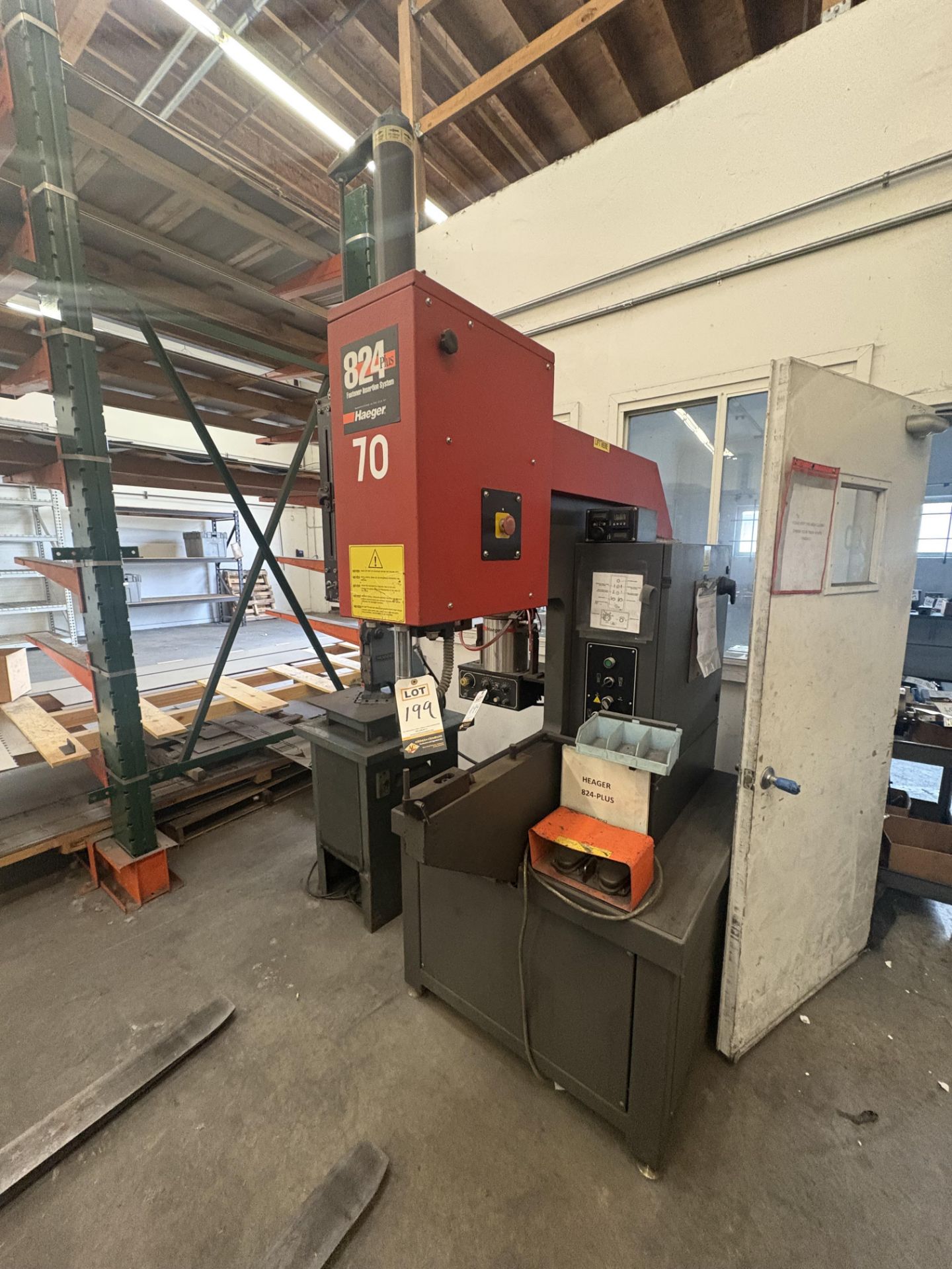 2000 Haeger Mdl. 814 Plus Hardware Insertion Press w/ Bowl Feeder, s/n ...