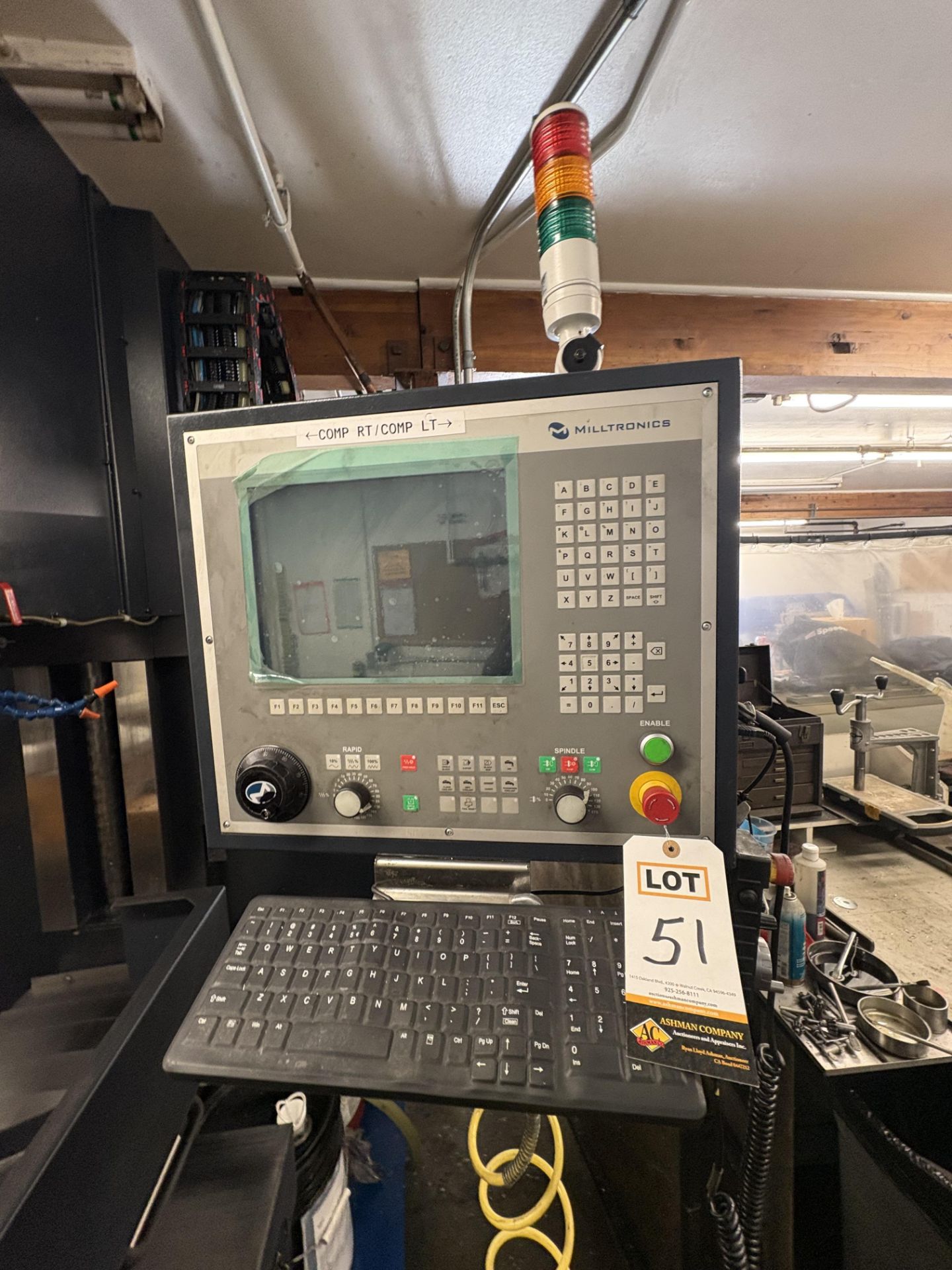 2016 Milltronics Mdl. RH20 CNC Vertical Machining Center w/ Milltronics ...