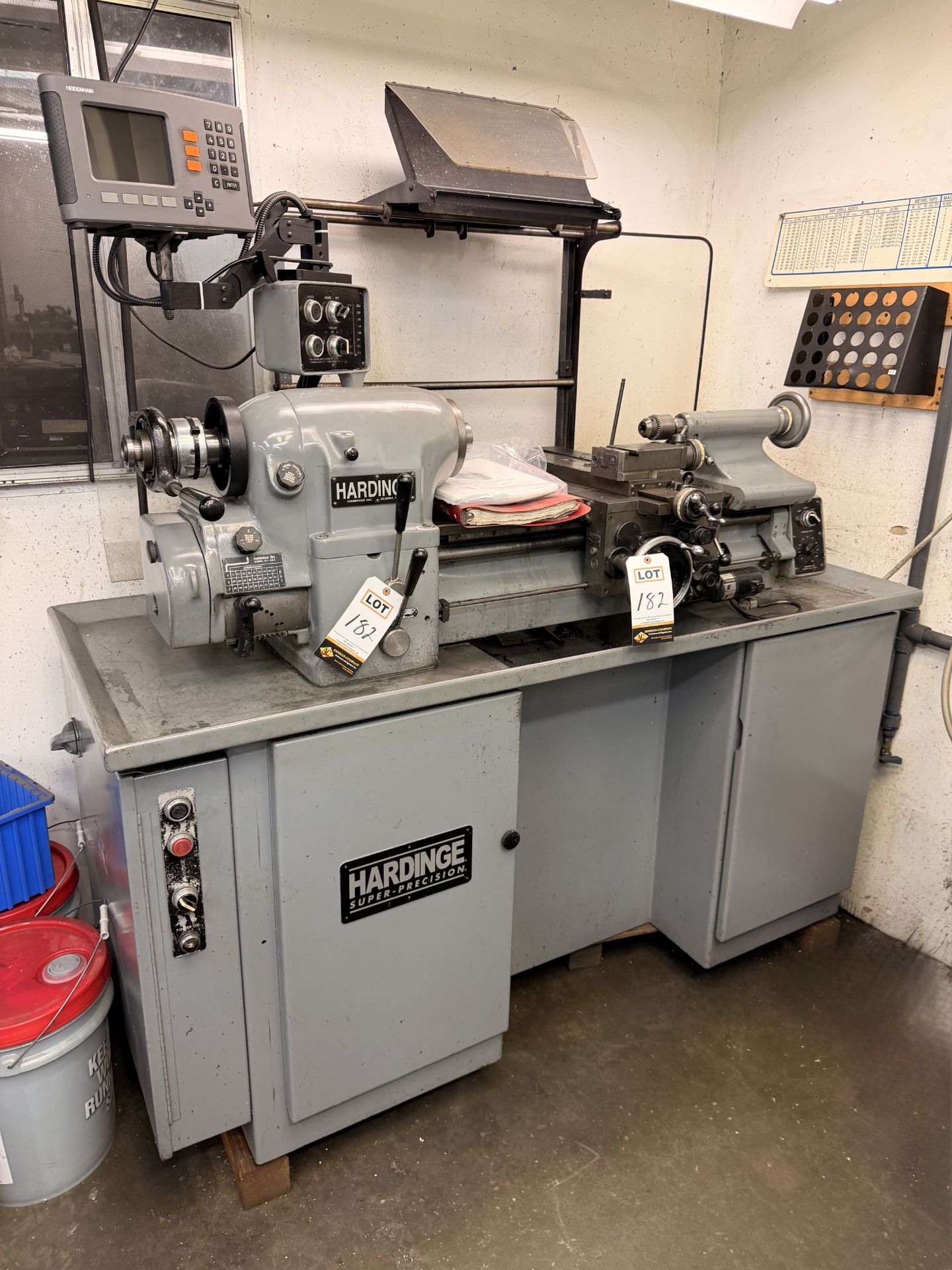 HARDINGE High Speed Super Precision Mdl. HVL-HTool Room Lathe ...