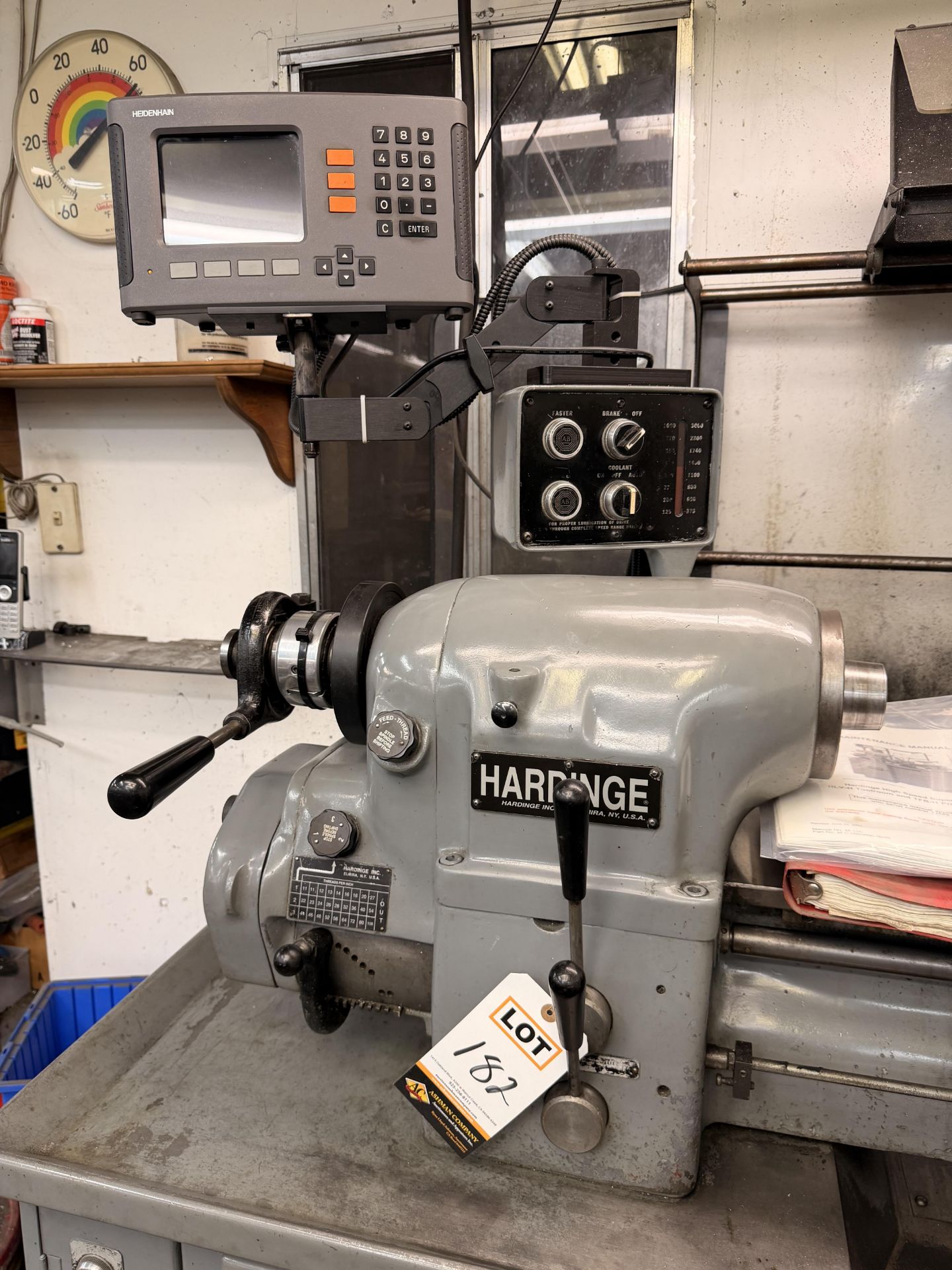 HARDINGE High Speed Super Precision Mdl. HVL-HTool Room Lathe ...