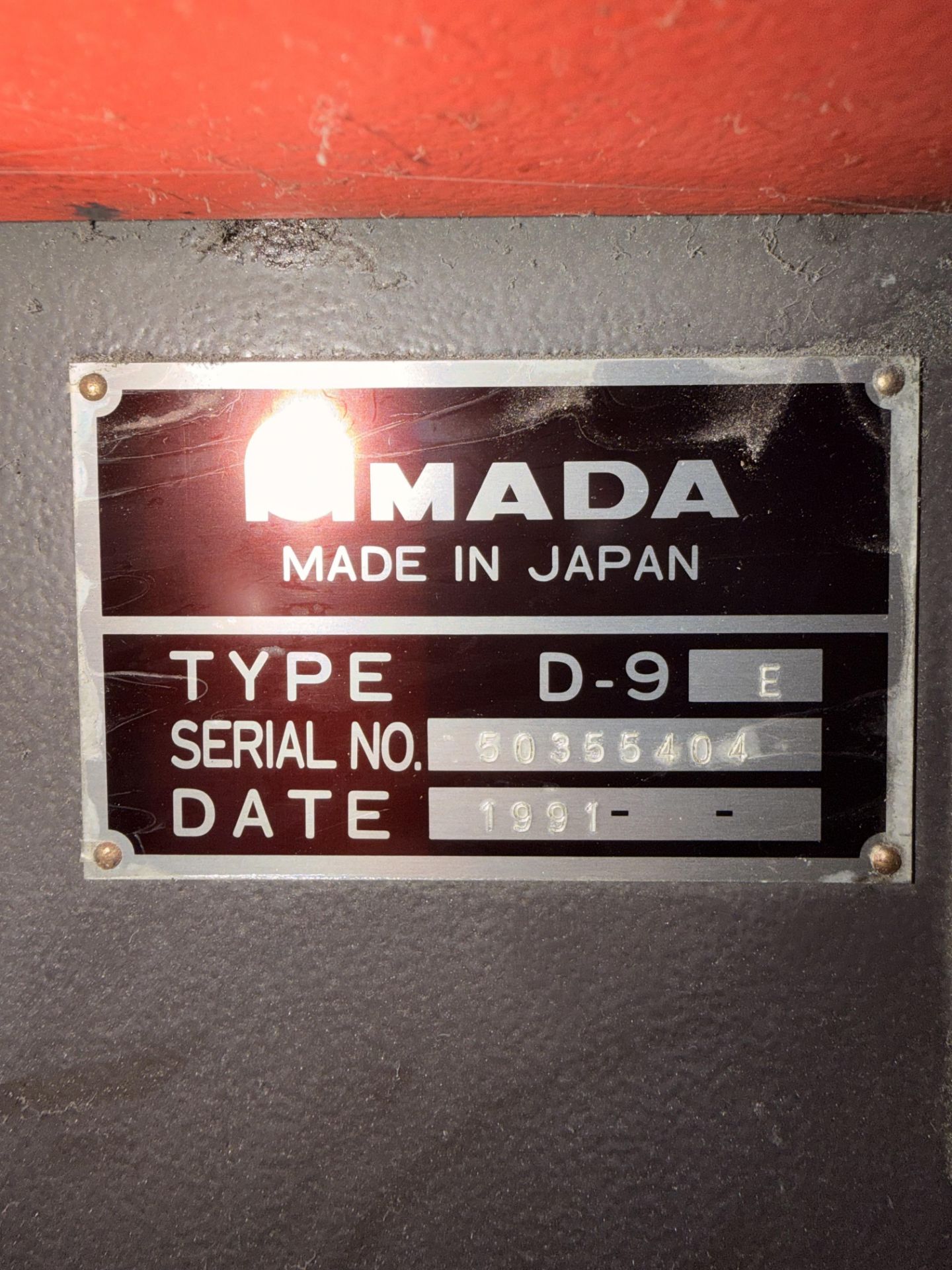 Amada RG35 CNC Press Brake, NC9-EX II CNC Control, 35 Ton Cap, s/n355104