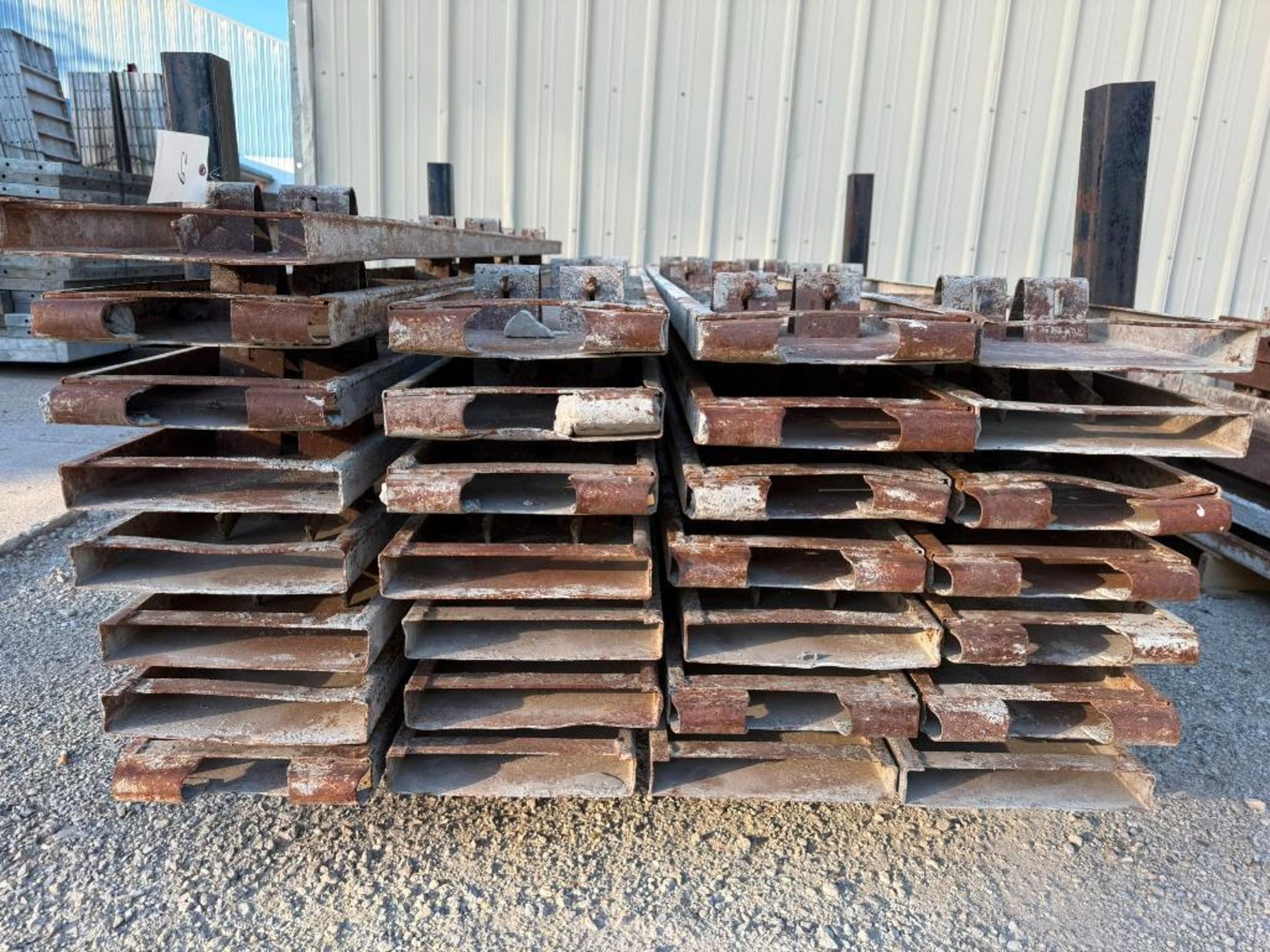 (29) 12" x 10' Three Pocket Steel Forms