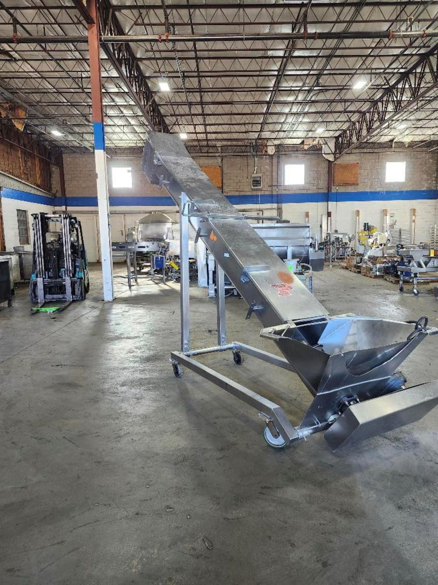All Stainless Steel Power Auger Conveyor, 230/480 volts, 3 phase ...