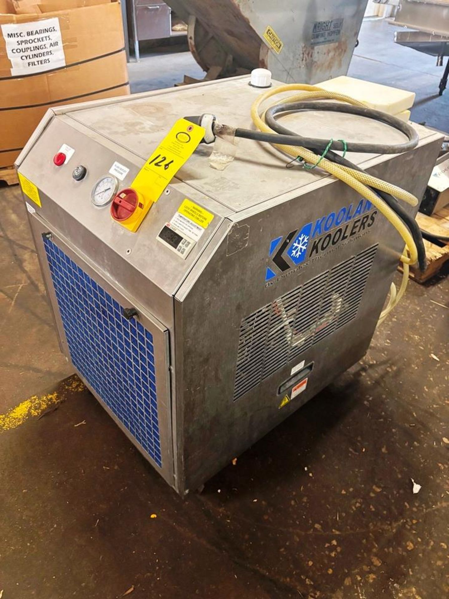 Koolant Koolers Mdl. JHI-1000-M Chiller, Ser. #W109539-001 (Located in ...