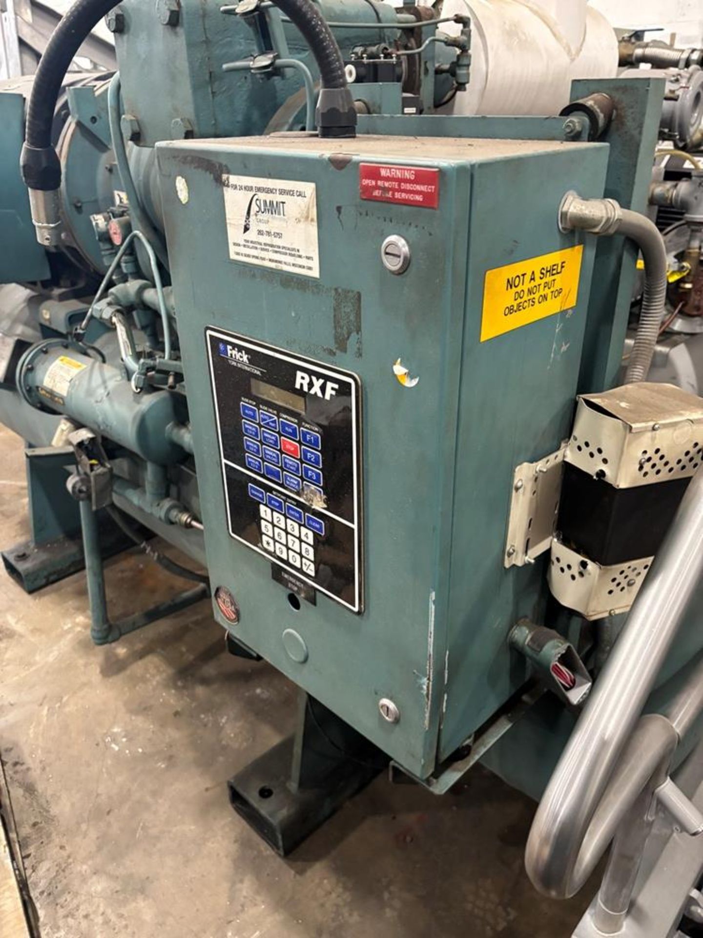 Frick Mdl. RFX101H Ammonia Compressor, Ser. #S0032RFMNLHAA03, 250 h.p ...