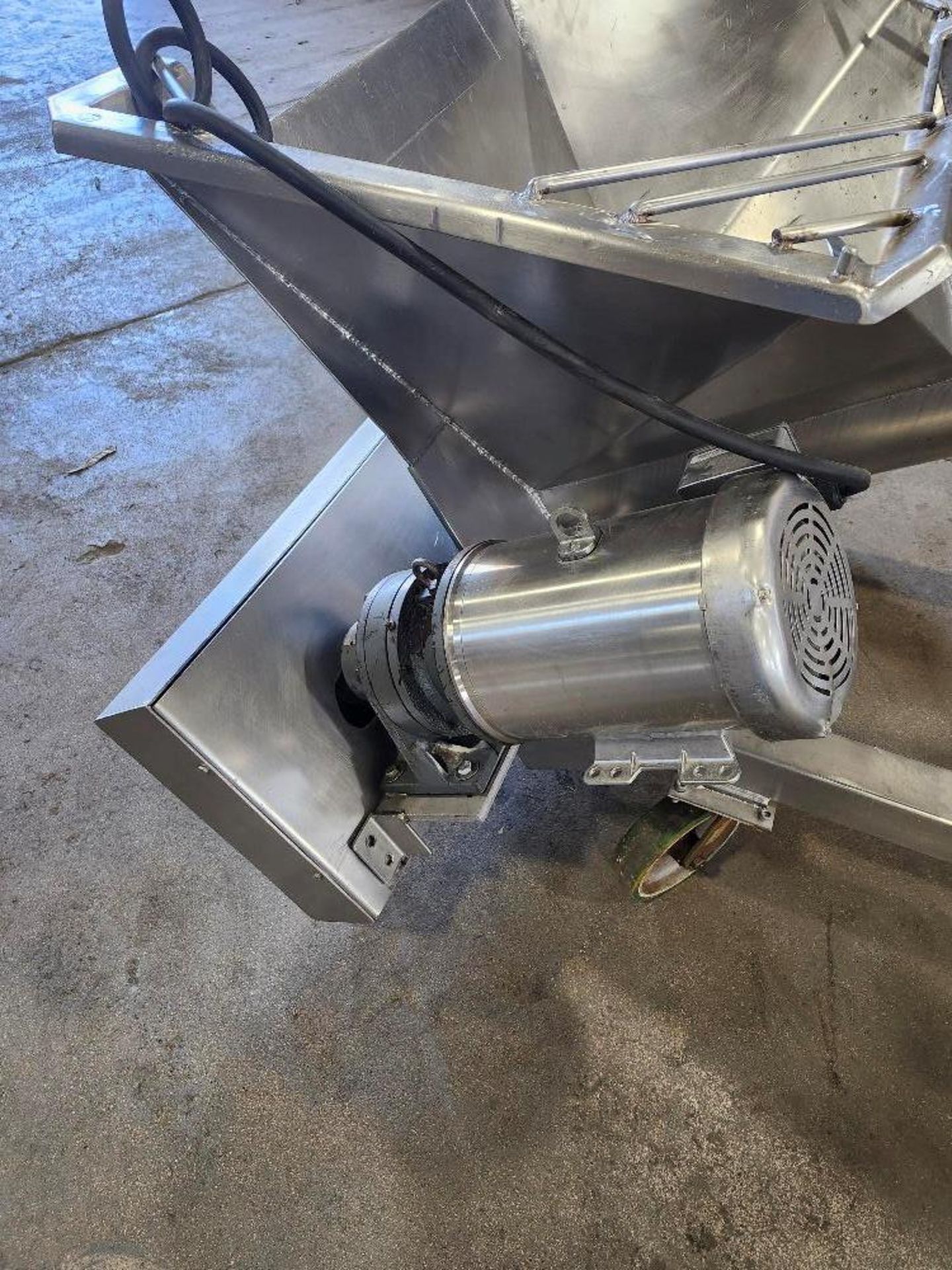 All Stainless Steel Power Auger Conveyor, 230/480 volts, 3 phase ...