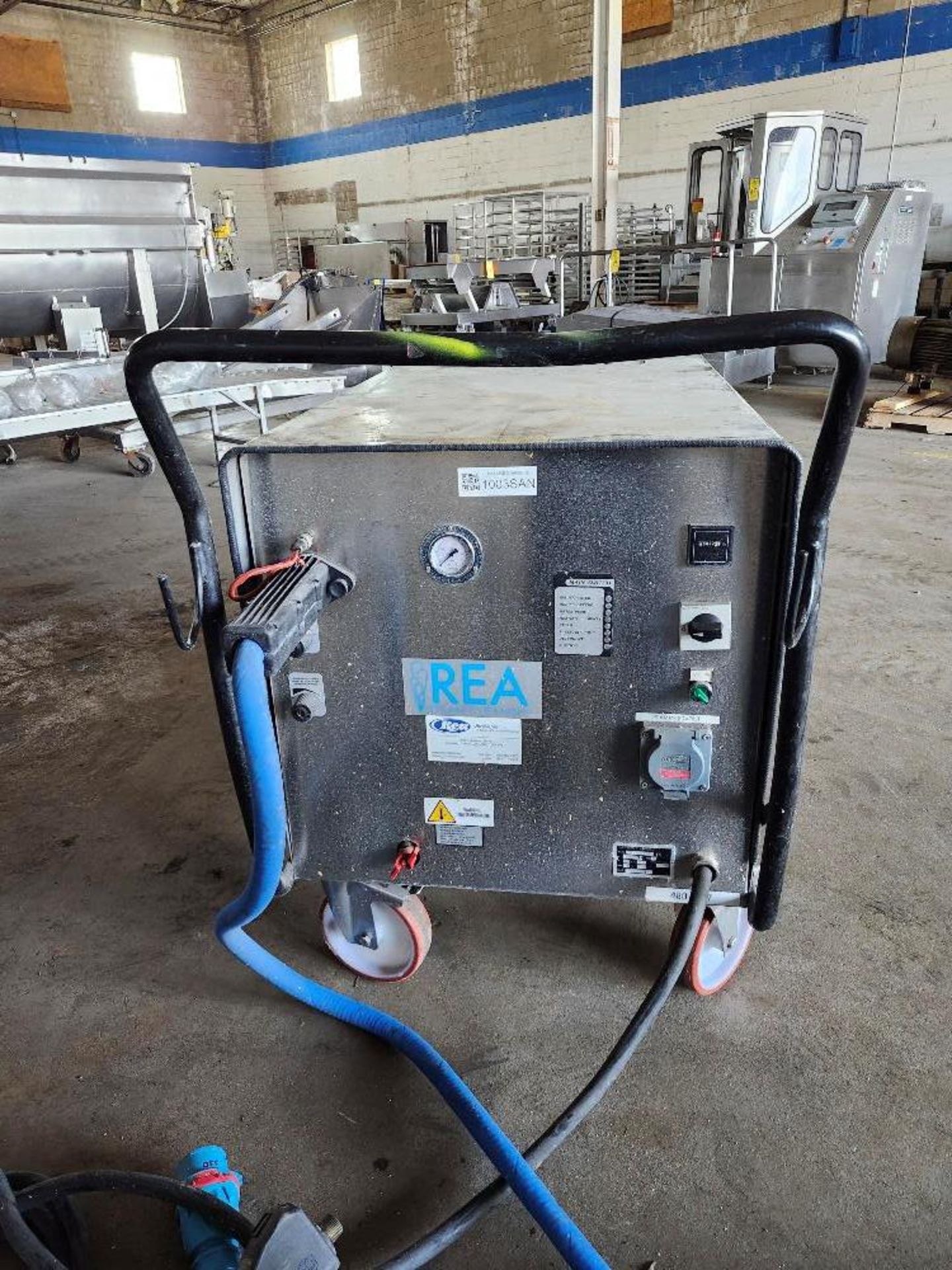 REA Mdl. 536LMOD Steam/Cleaner, 480 volts, 3 phase, with (2) high ...