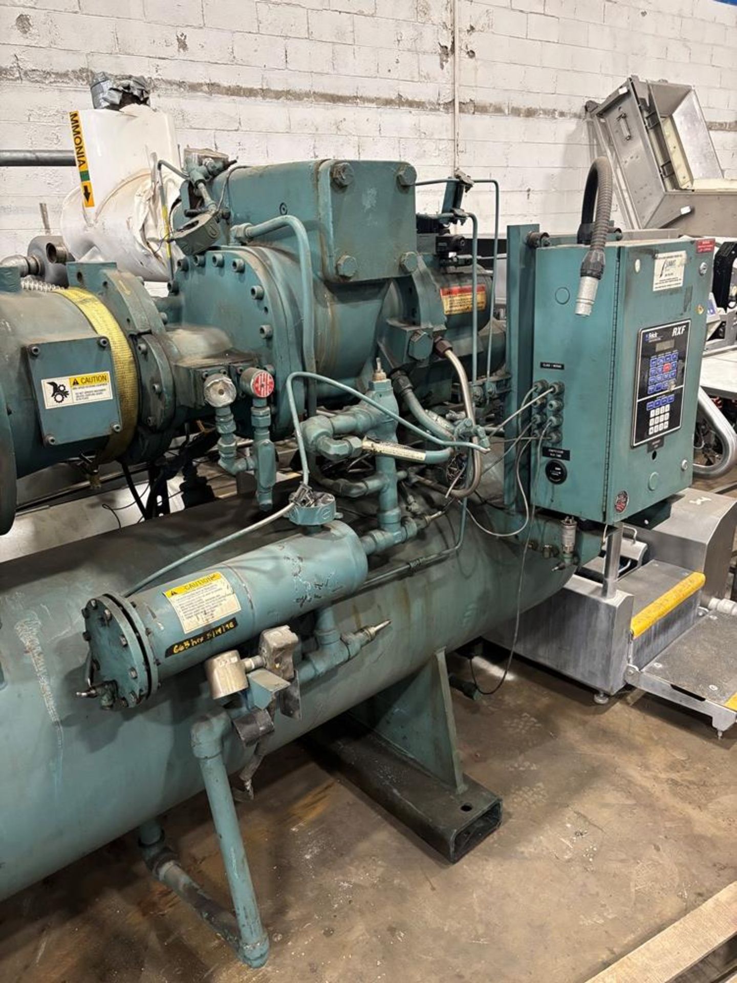 Frick Mdl. RFX101H Ammonia Compressor, Ser. #S0032RFMNLHAA03, 250 h.p ...