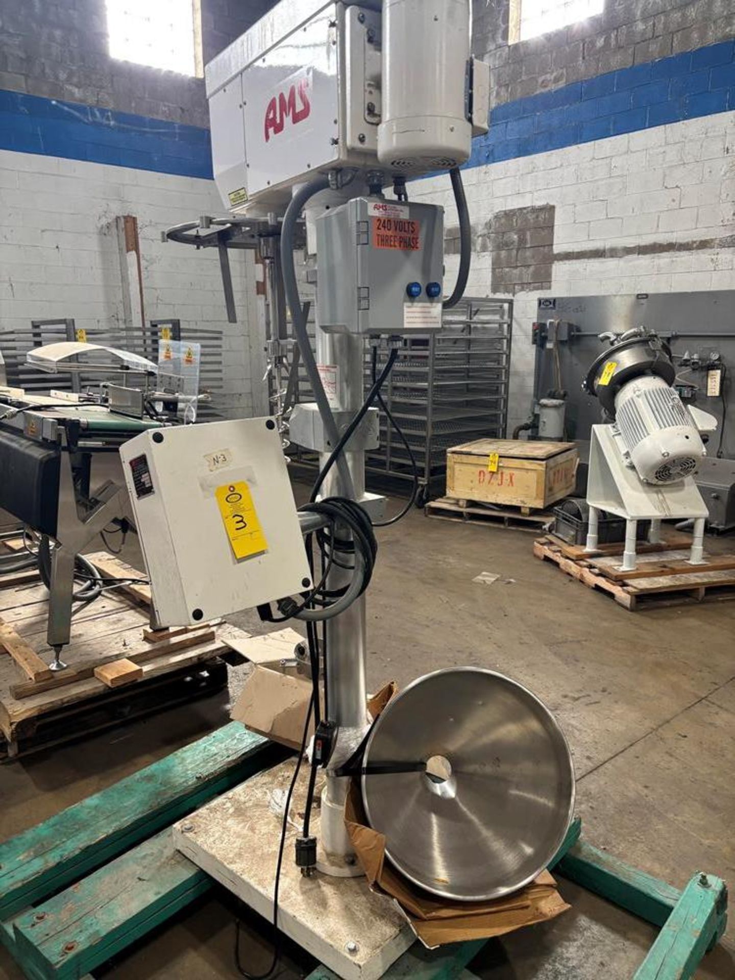AMS Filling System, Ser. #A100-1092, 230 volts, 3 phase, with extra ...
